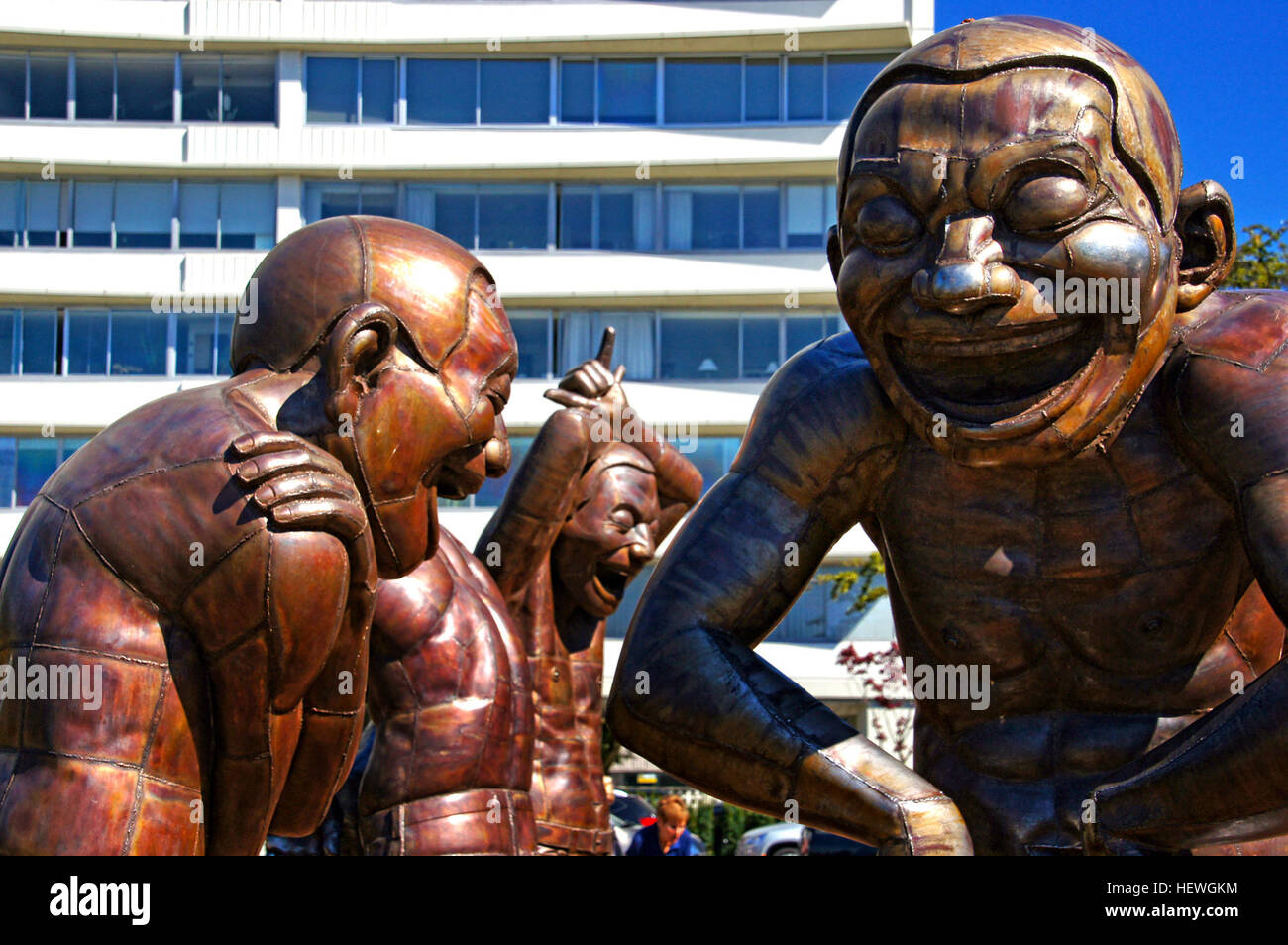 Maze ing laughter sculpture hi-res stock photography and images - Alamy