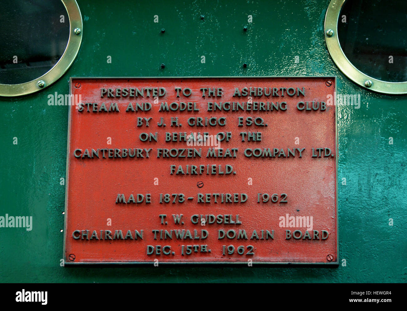 A detailed photograph capturing the design of train numbers, badges ...
