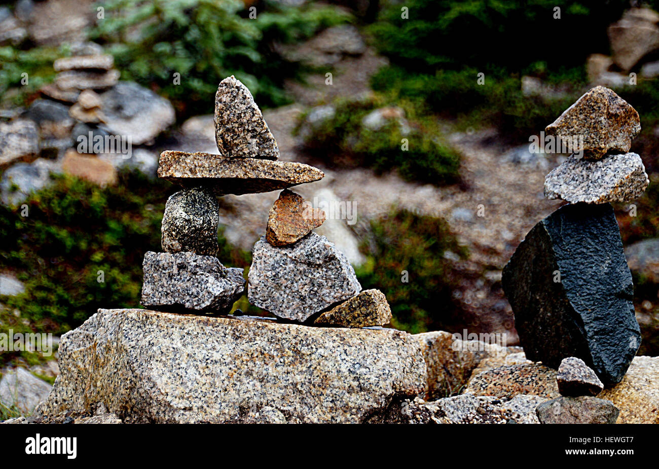 An inuksuk is a traditional stone structure used by Arctic peoples like ...