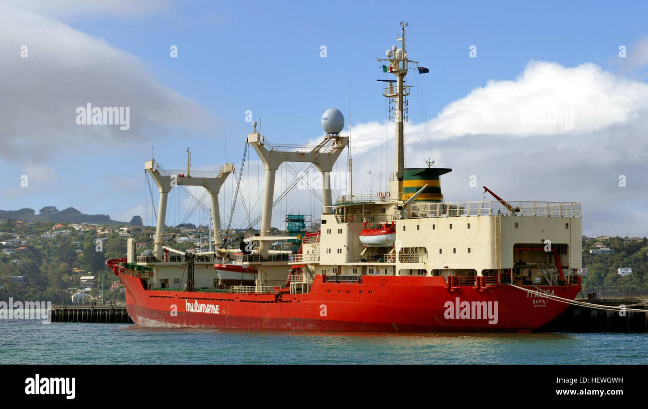 The vessel Italica Napoli, registered under the flag of Italy, is a ...