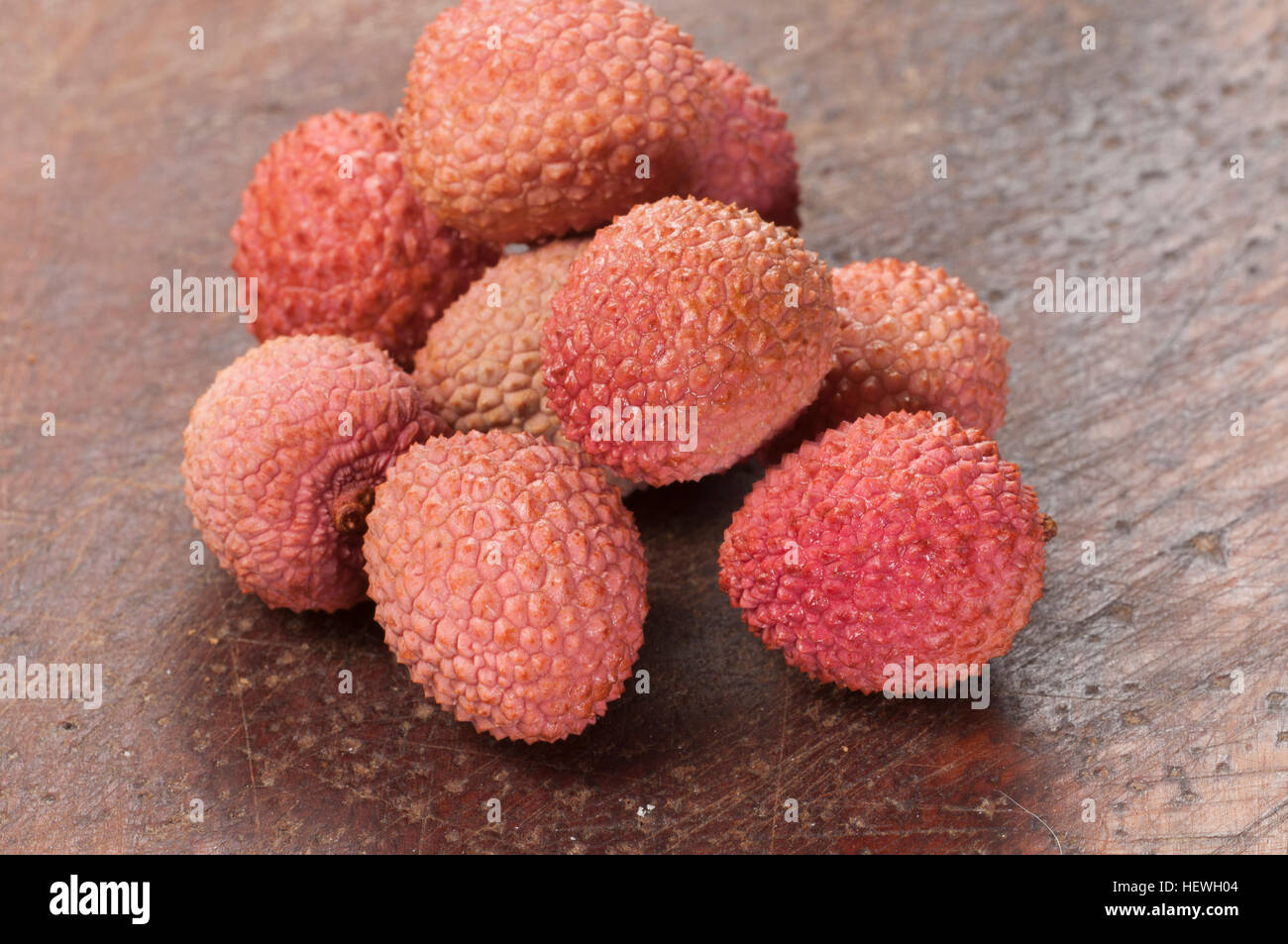 Tropical fruits on timber board hi-res stock photography and images - Alamy