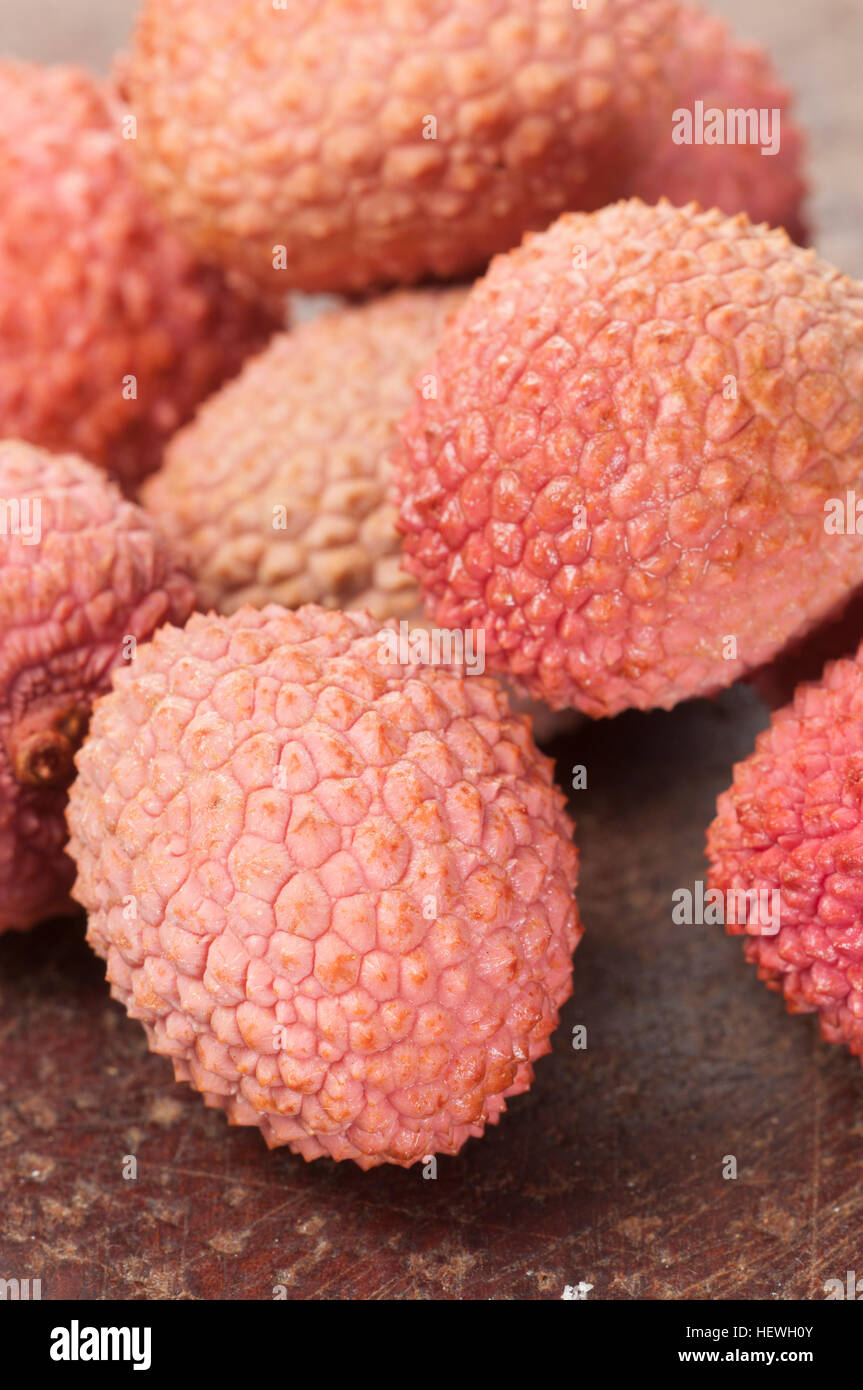 Tropical fruits on timber board hi-res stock photography and images - Alamy
