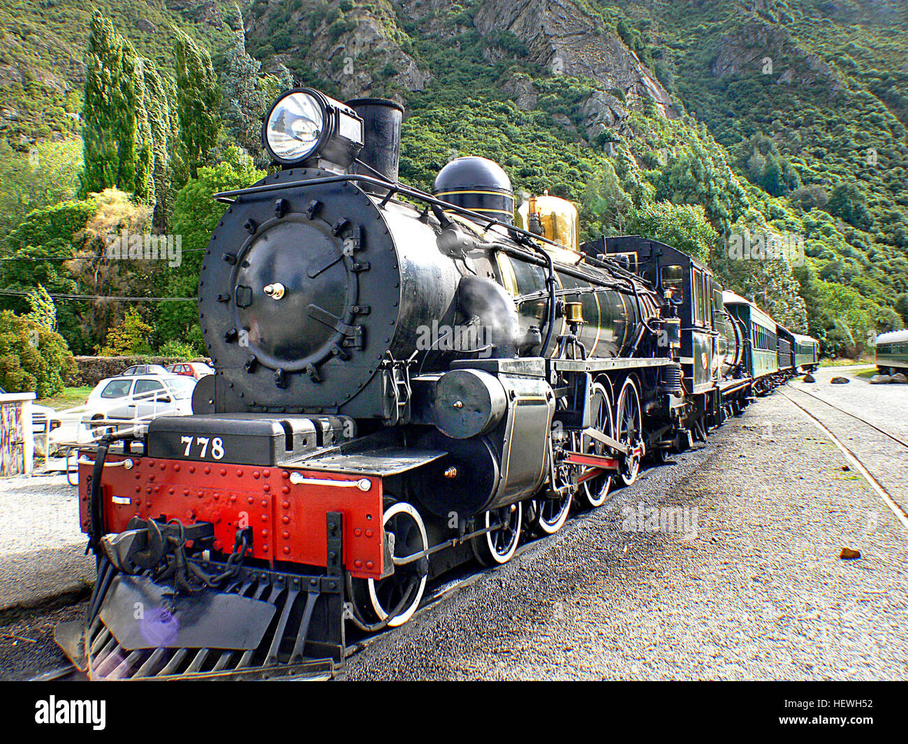 The Kingston Flyer is a heritage steam train operating in New Zealand ...