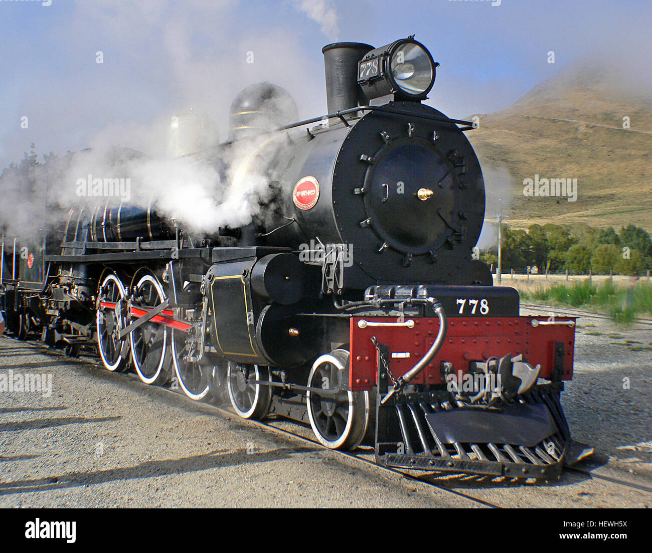 Steam Locomotive Landscape Train
