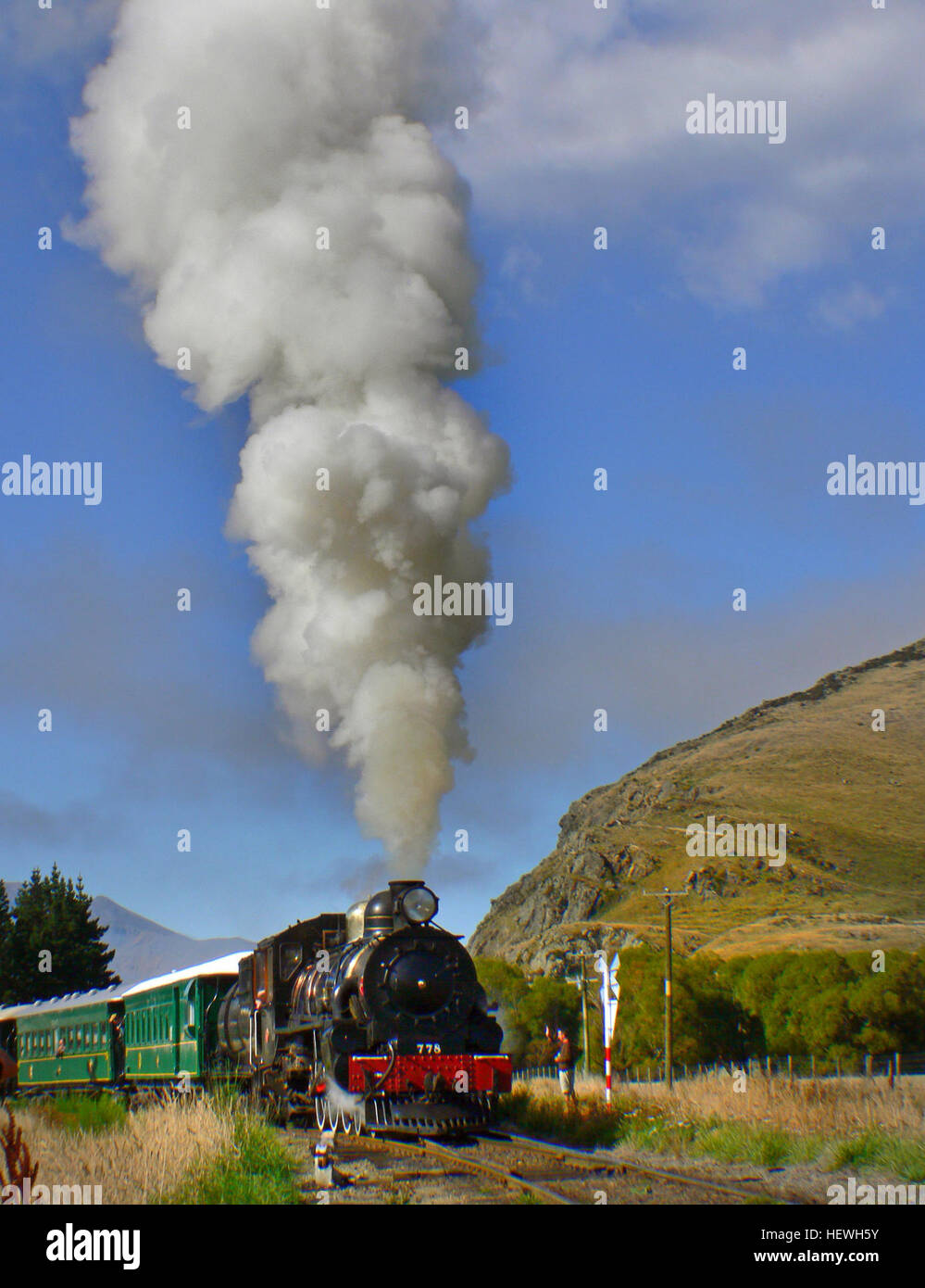The Kingston Flyer, a historic steam train in New Zealand, offers ...