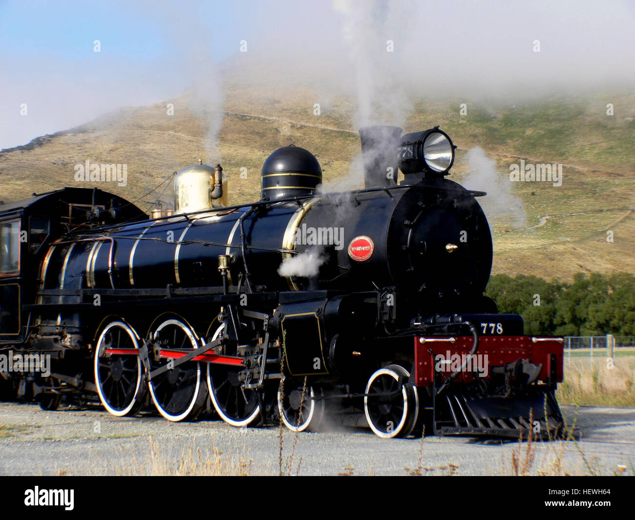 The Kingston Flyer is a vintage steam train operating in New Zealand’s ...