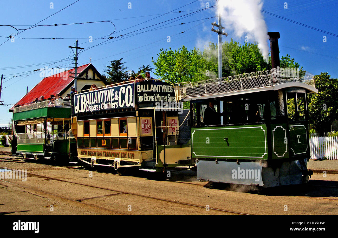 Kitson Steam Tram No. 7, built in 1880/1 by Kitson & Company, is one of ...