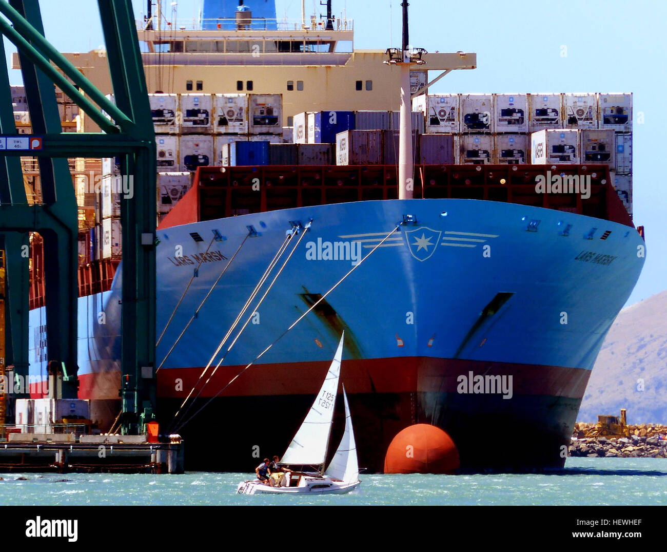 LARS MAERSK is a Danish-flagged container ship built in 2004, with a ...