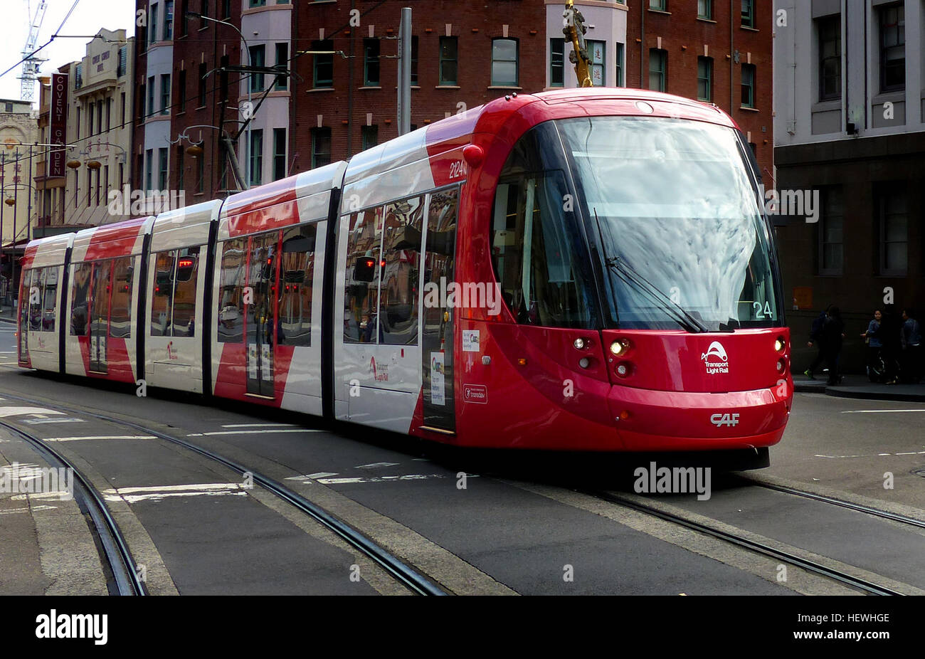 The Sydney light rail network consists of a 12.8 km line with 23 ...