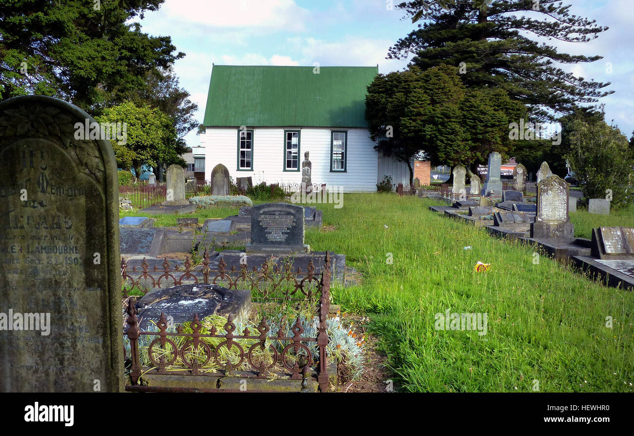 This quaint church, in late "timber Gothic" (note the medium, rather ...