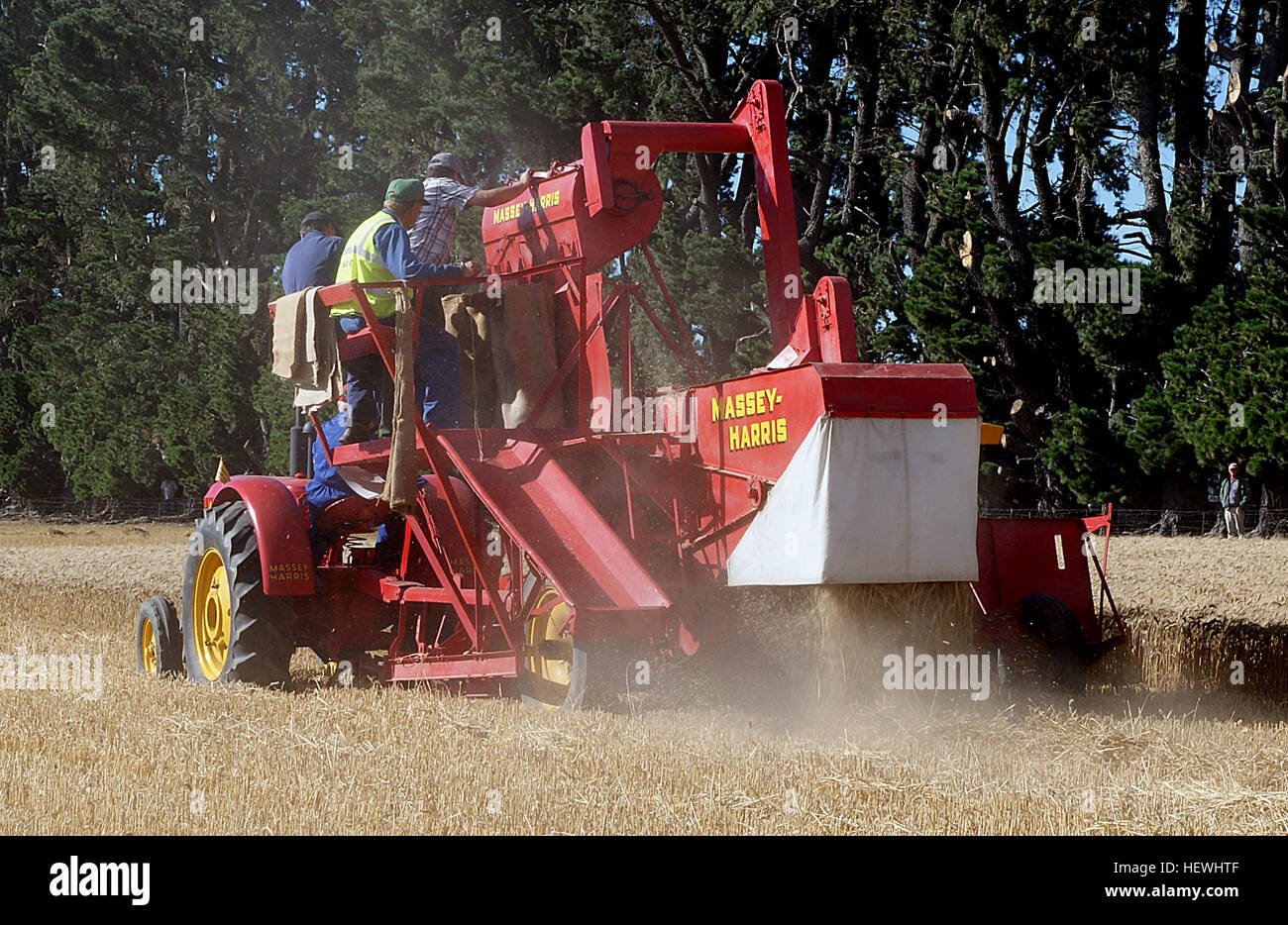 A farm scene captured with a Sony DSLR A300, showing the process of ...
