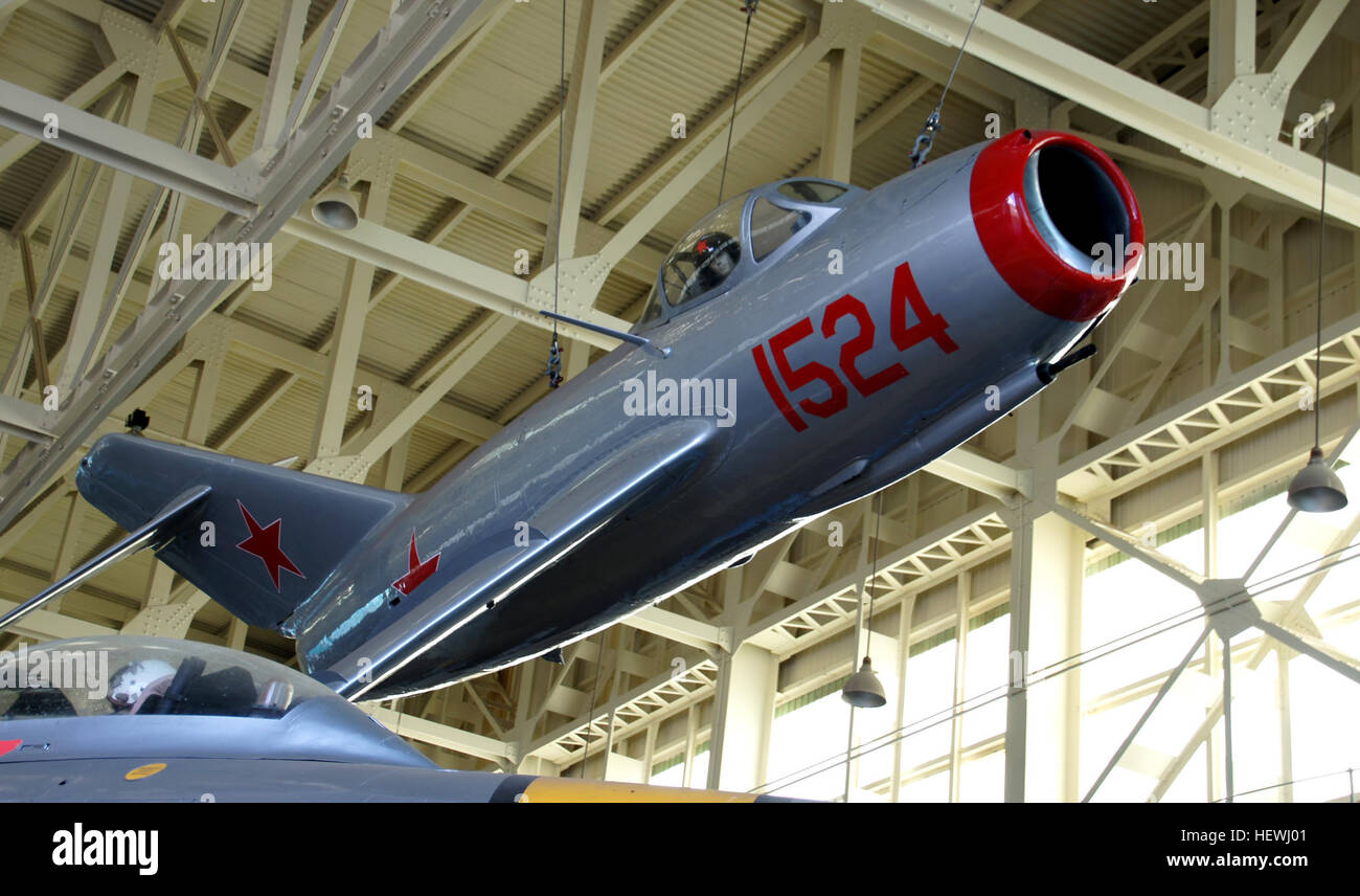 The MiG-15, a Soviet-designed jet fighter, made its first combat ...