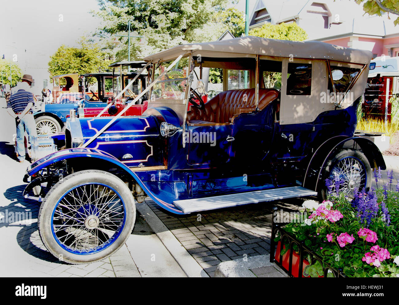 The blue car displayed at this motor show represents a piece of ...