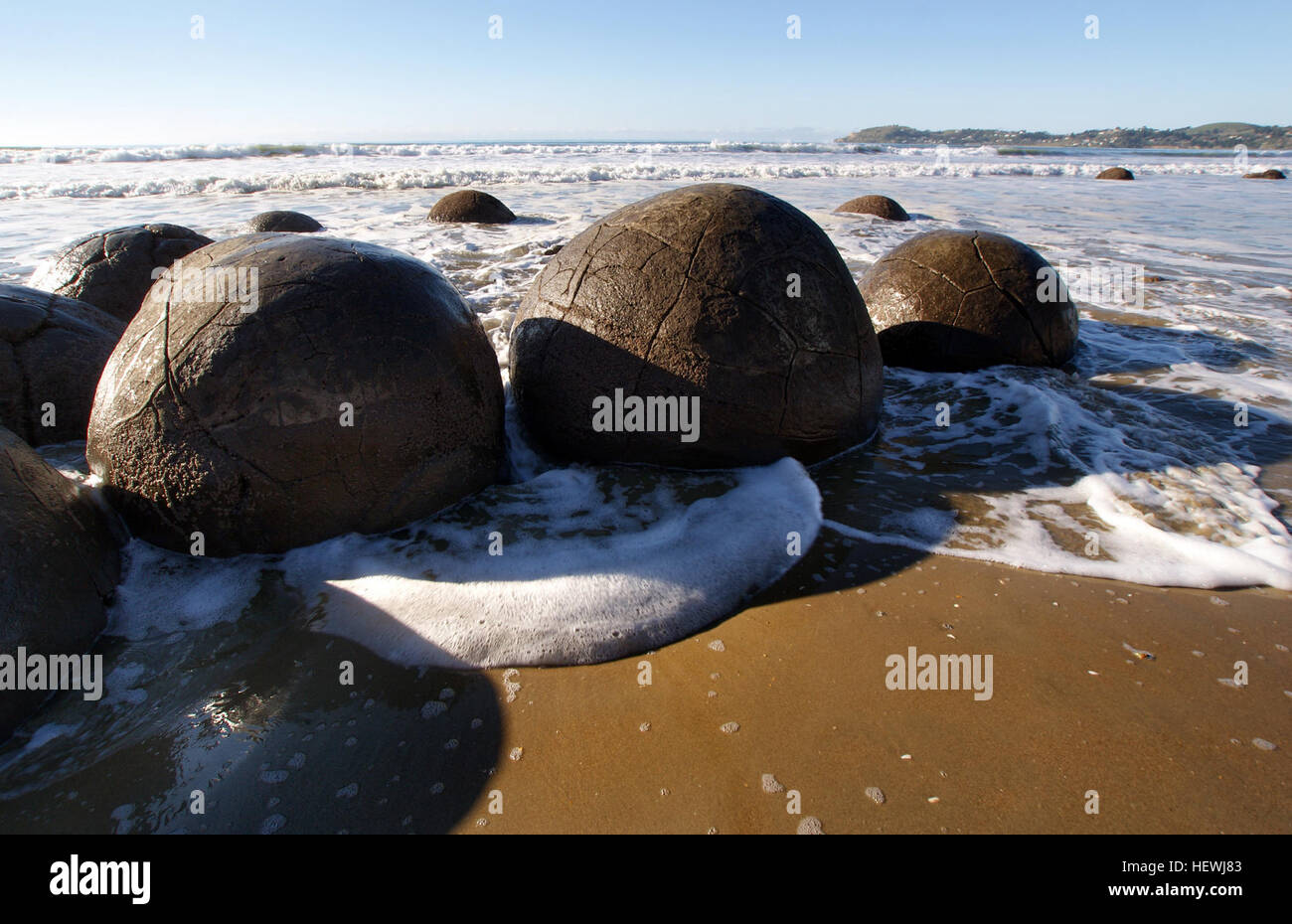 Unusually large spherical boulders lying hi-res stock photography and ...