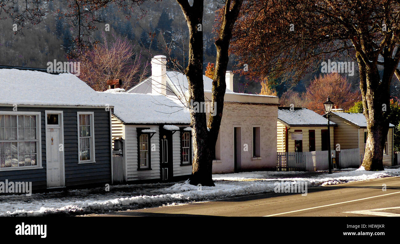 Arrowtown, founded during the Otago gold rush in 1862, remains one of ...