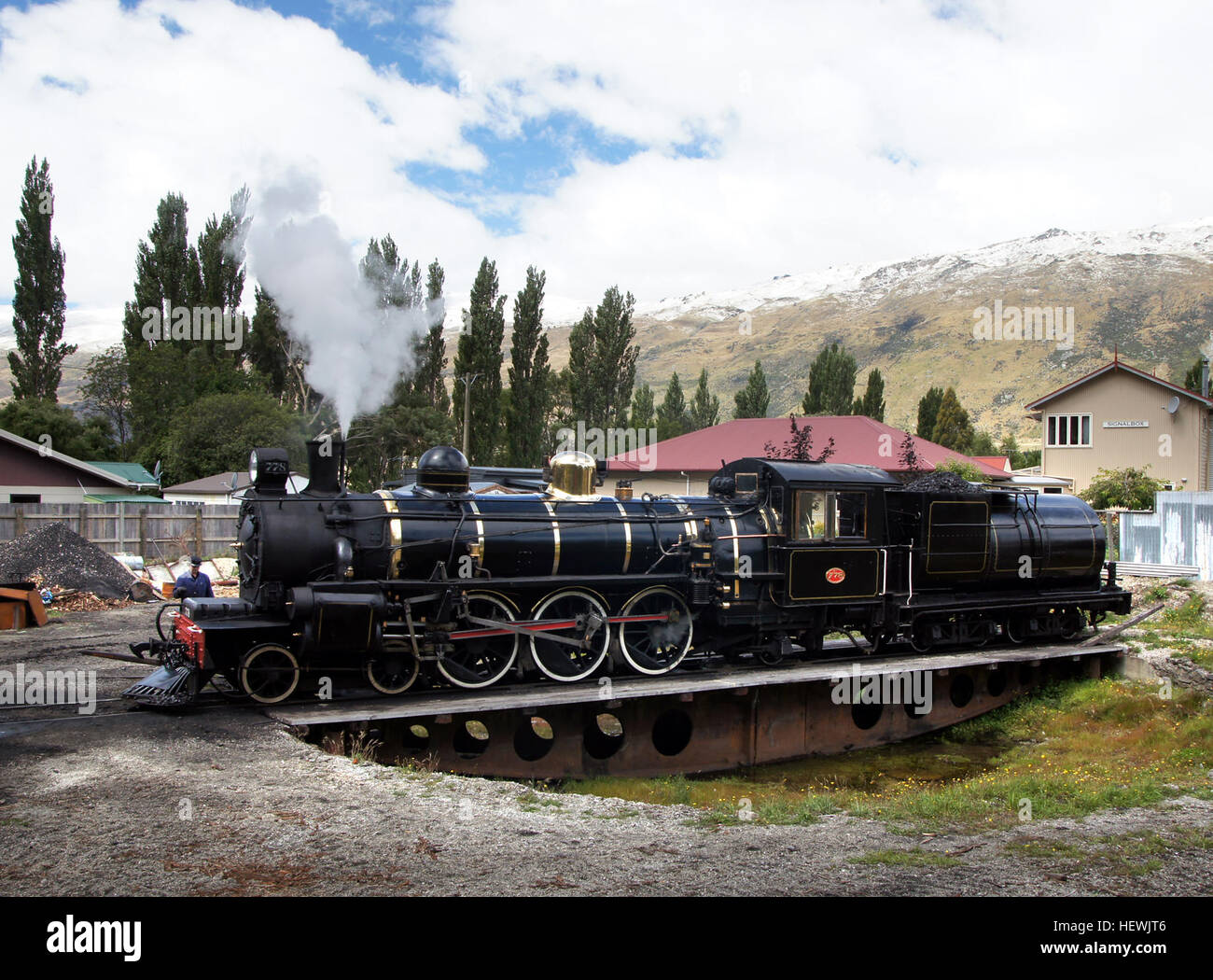 This image captures the historic Kingston Flyer steam train in New ...