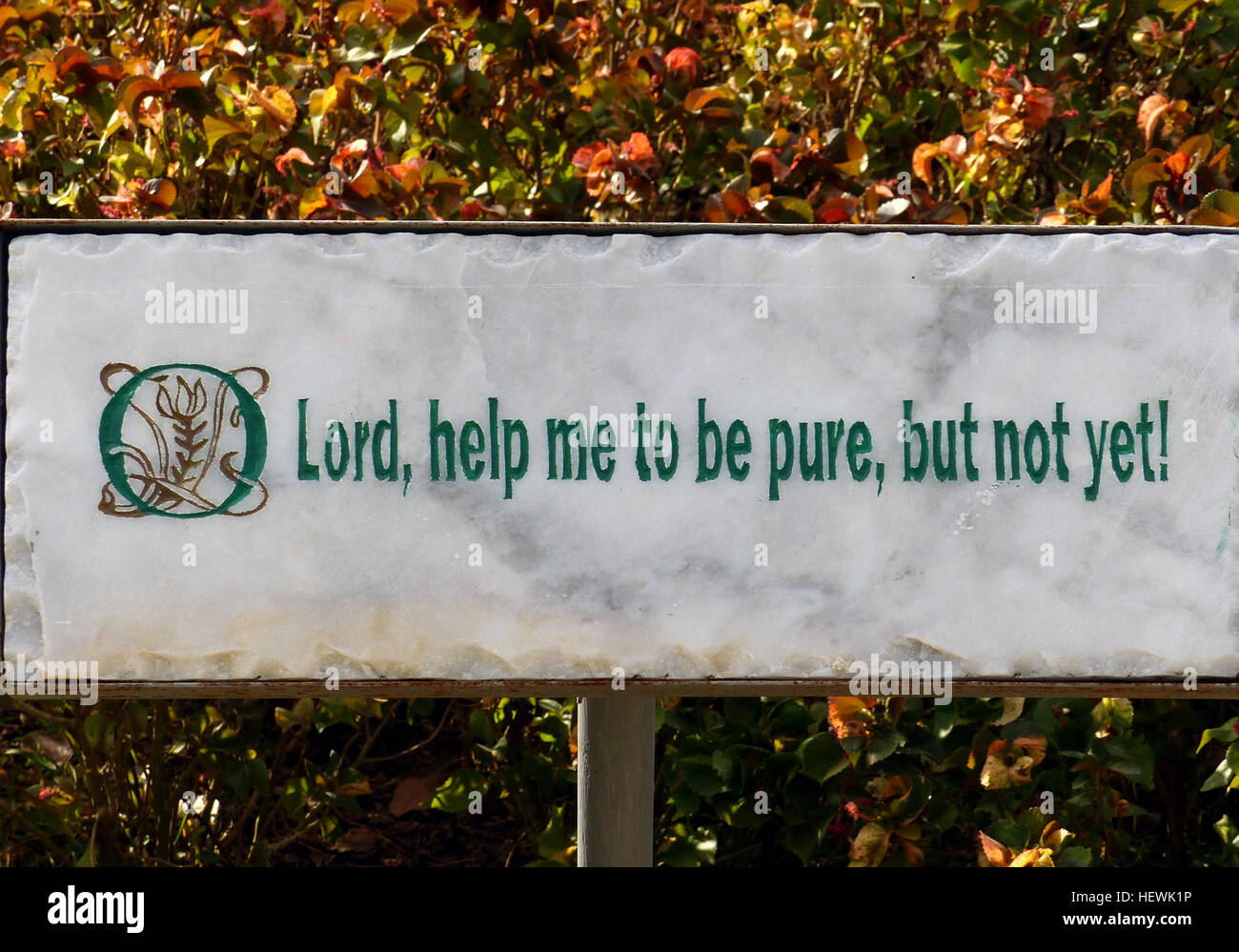 A sign outside a church in Paoay, Philippines, featuring a prayer ...