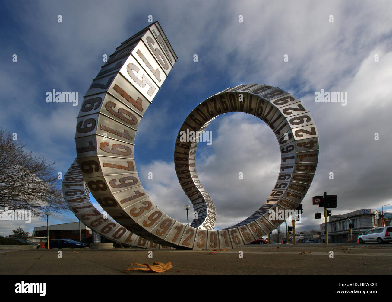 'Passing Time,' a sculpture by Anton Parsons, is located in ...