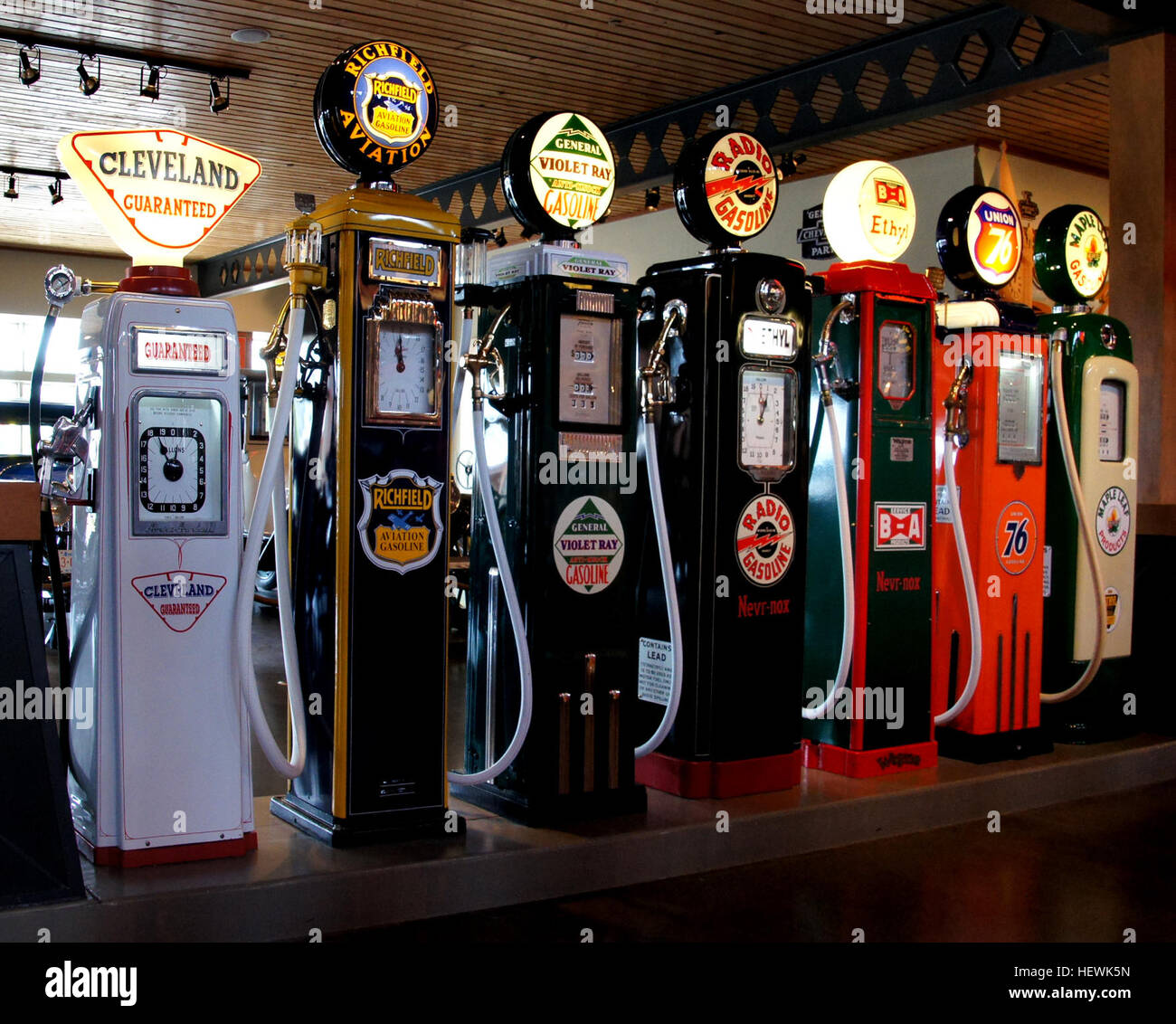 This photograph captures a scene from Gasoline Alley Heritage Park in ...