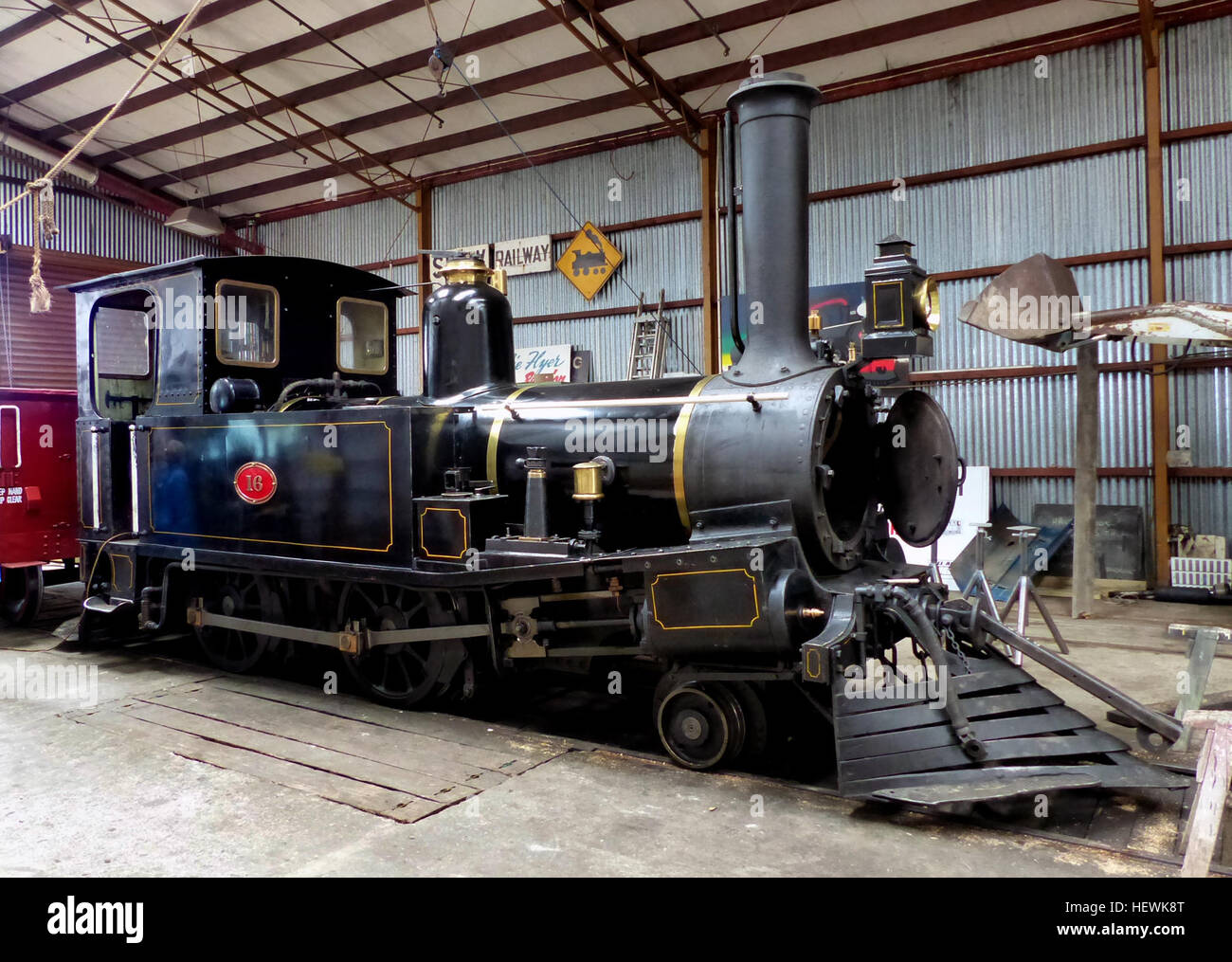 The D16 is a 2-4-0 locomotive built in 1878 by Neilson and Company in ...