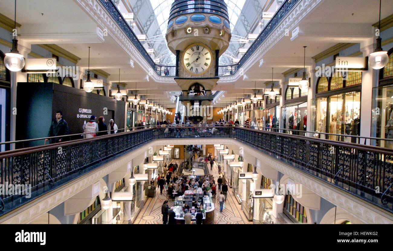 The Queen Victoria Building (QVB) in Sydney, Australia, is a late 19th ...