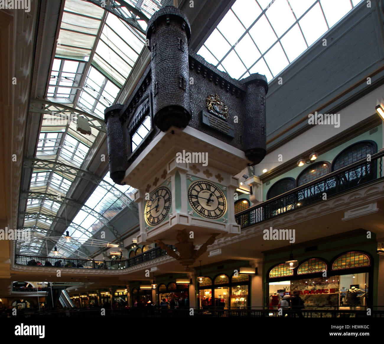 The photograph of the Queen Victoria Building in Sydney captures its ...