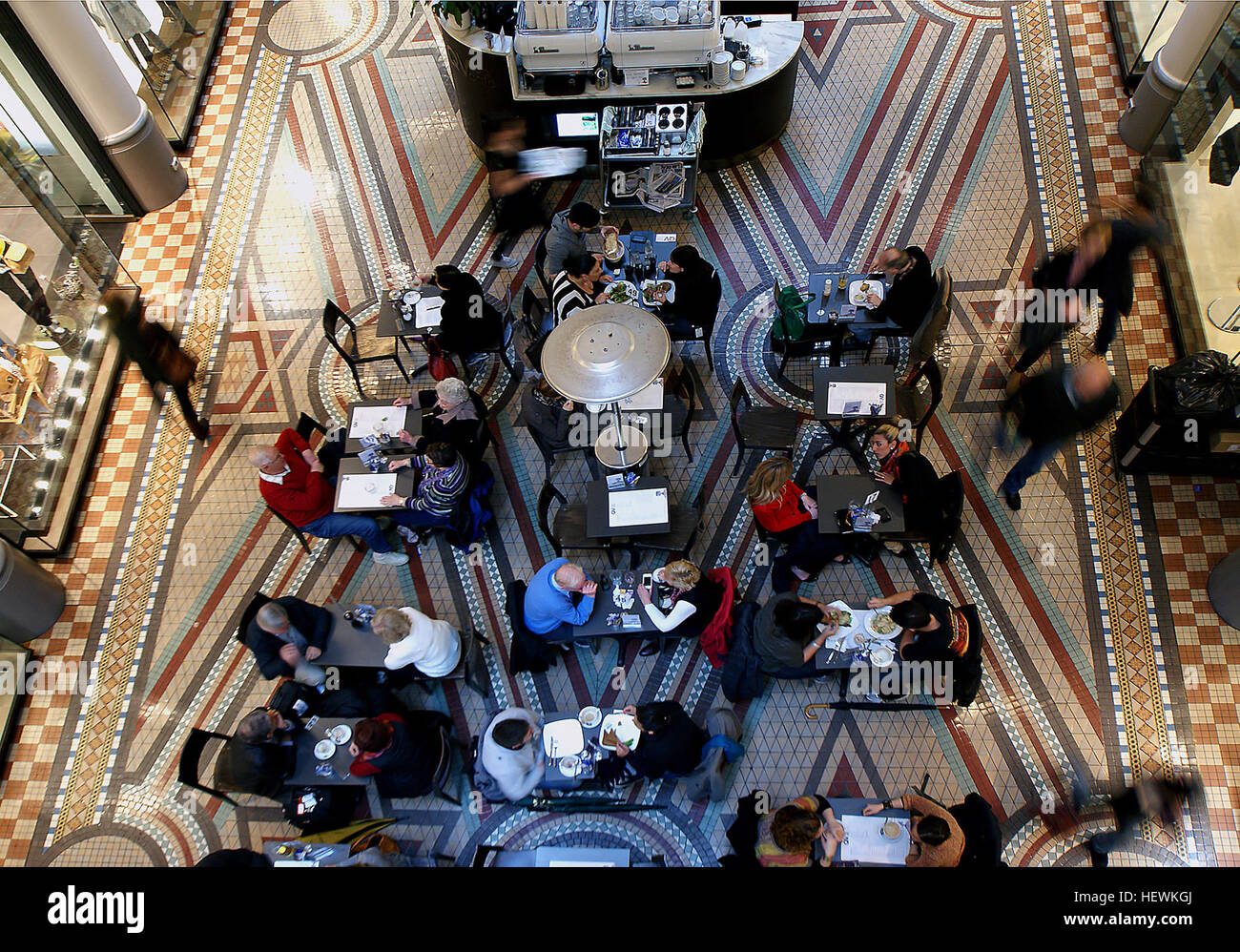 Queen victoria building qvb cafe hi-res stock photography and images ...