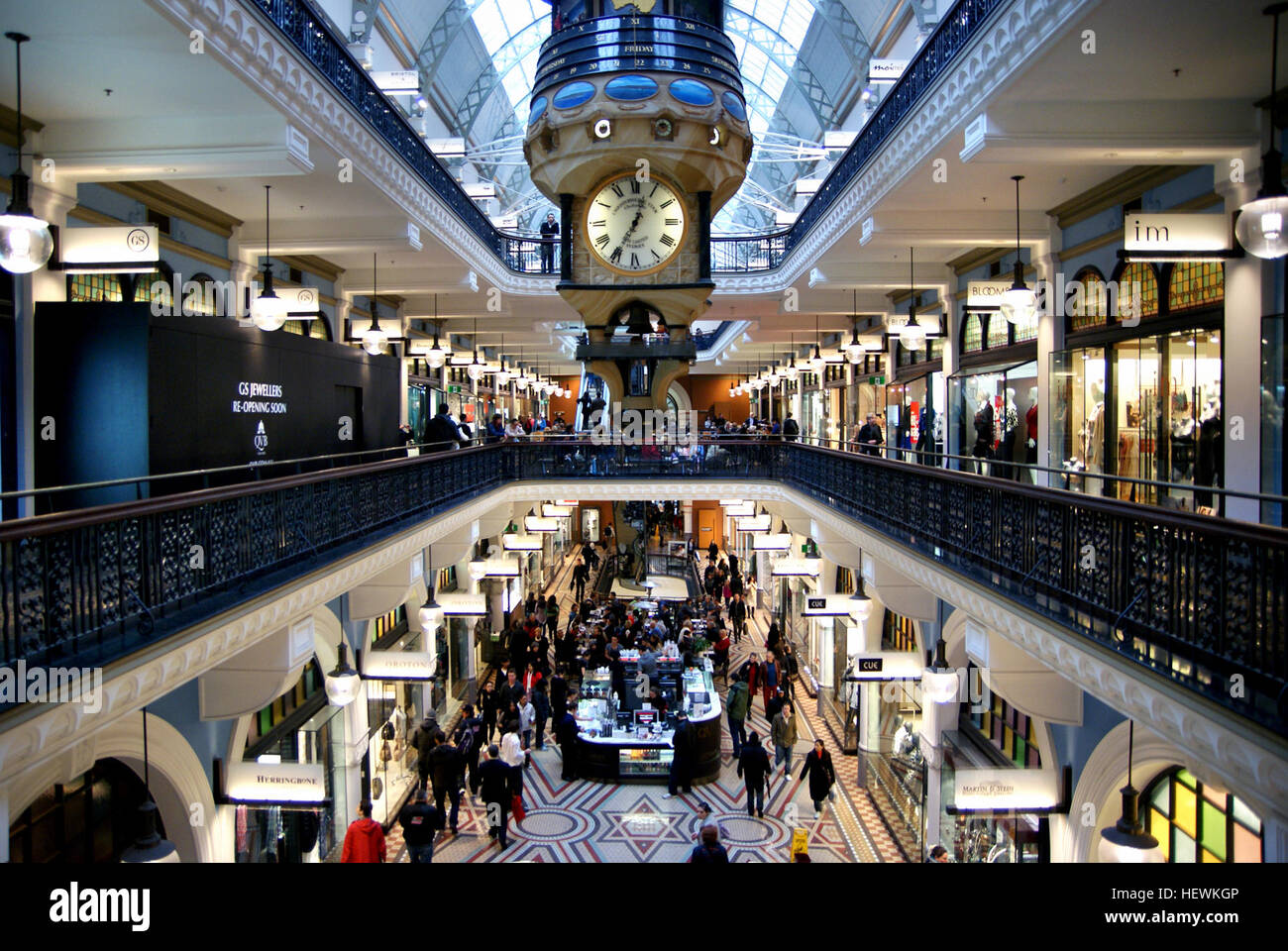 This photograph captures the Queen Victoria Building (QVB) in Sydney ...