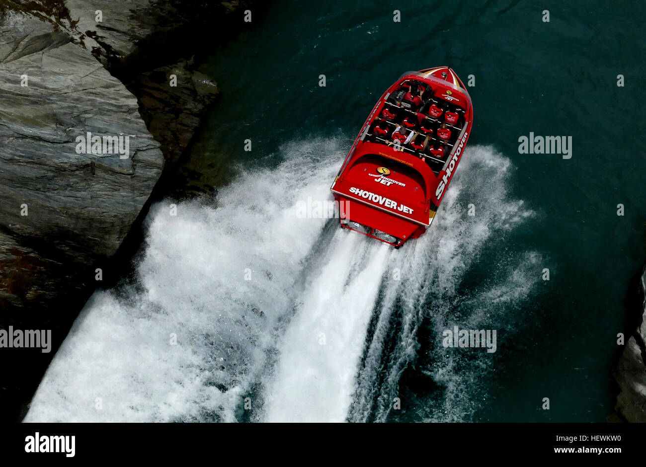 The Shotover Jet offers an exhilarating boat ride through the Shotover ...