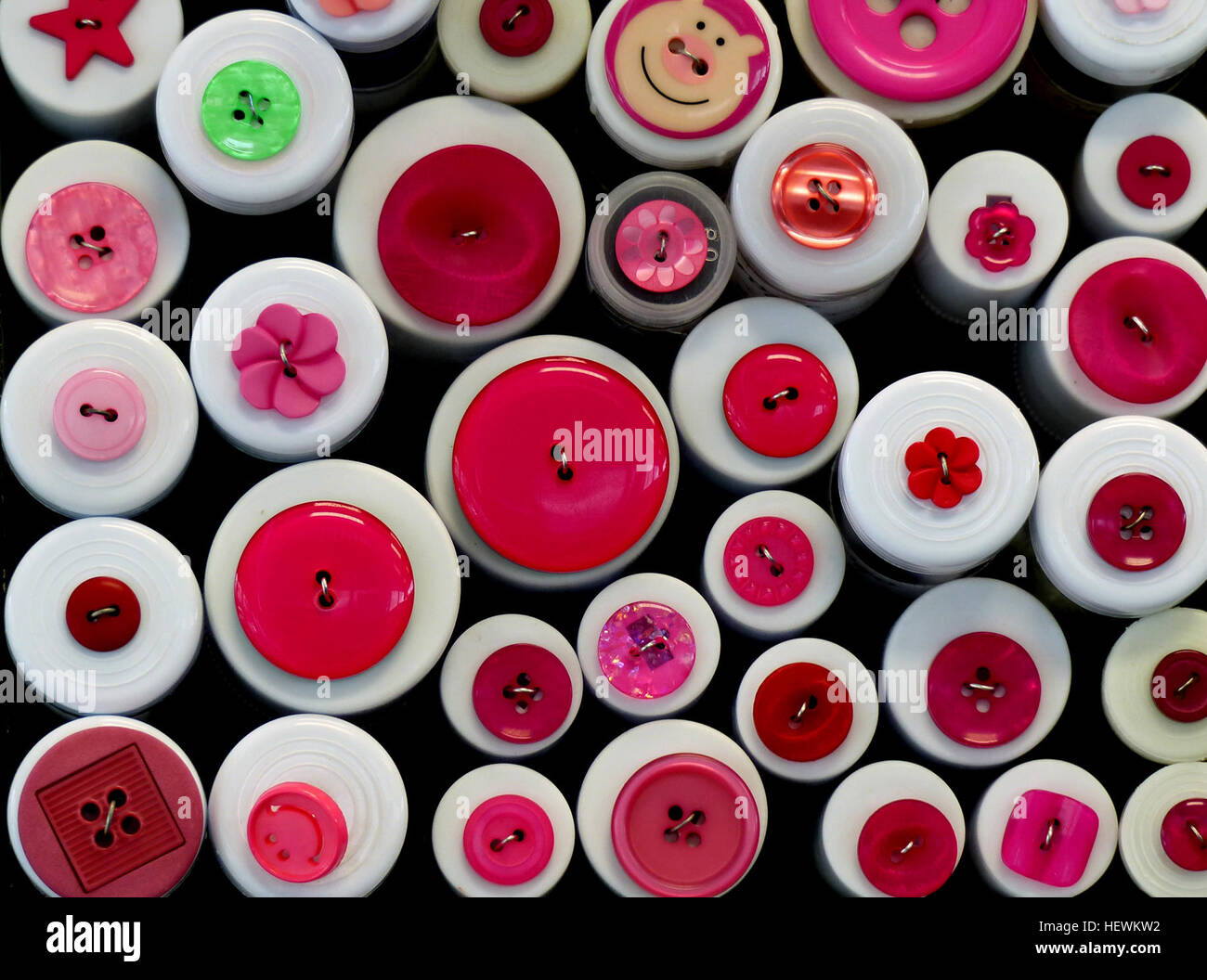 Buttons, a small fastening device commonly made of plastic or seashell ...