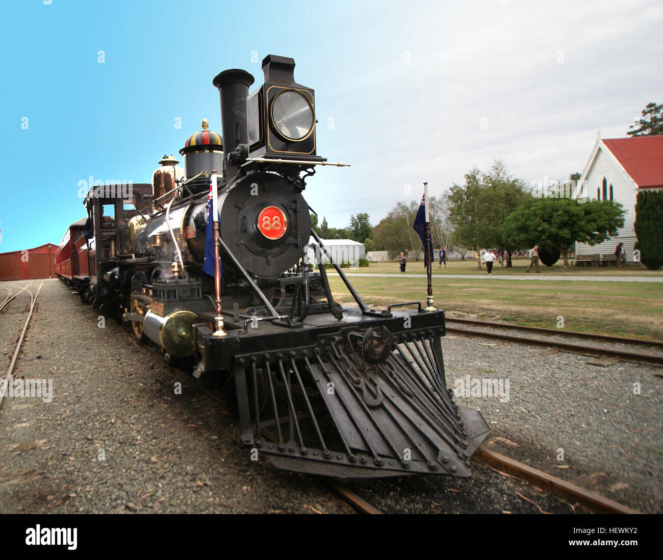 Old new zealand railways steam hi-res stock photography and images - Alamy