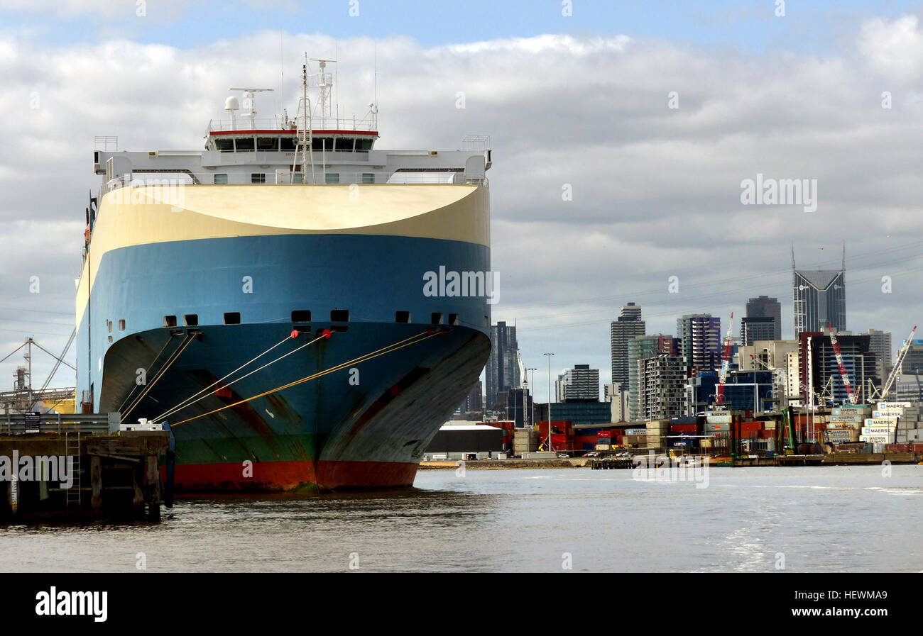 The Port of Melbourne, located in Victoria, is Australia’s busiest port ...