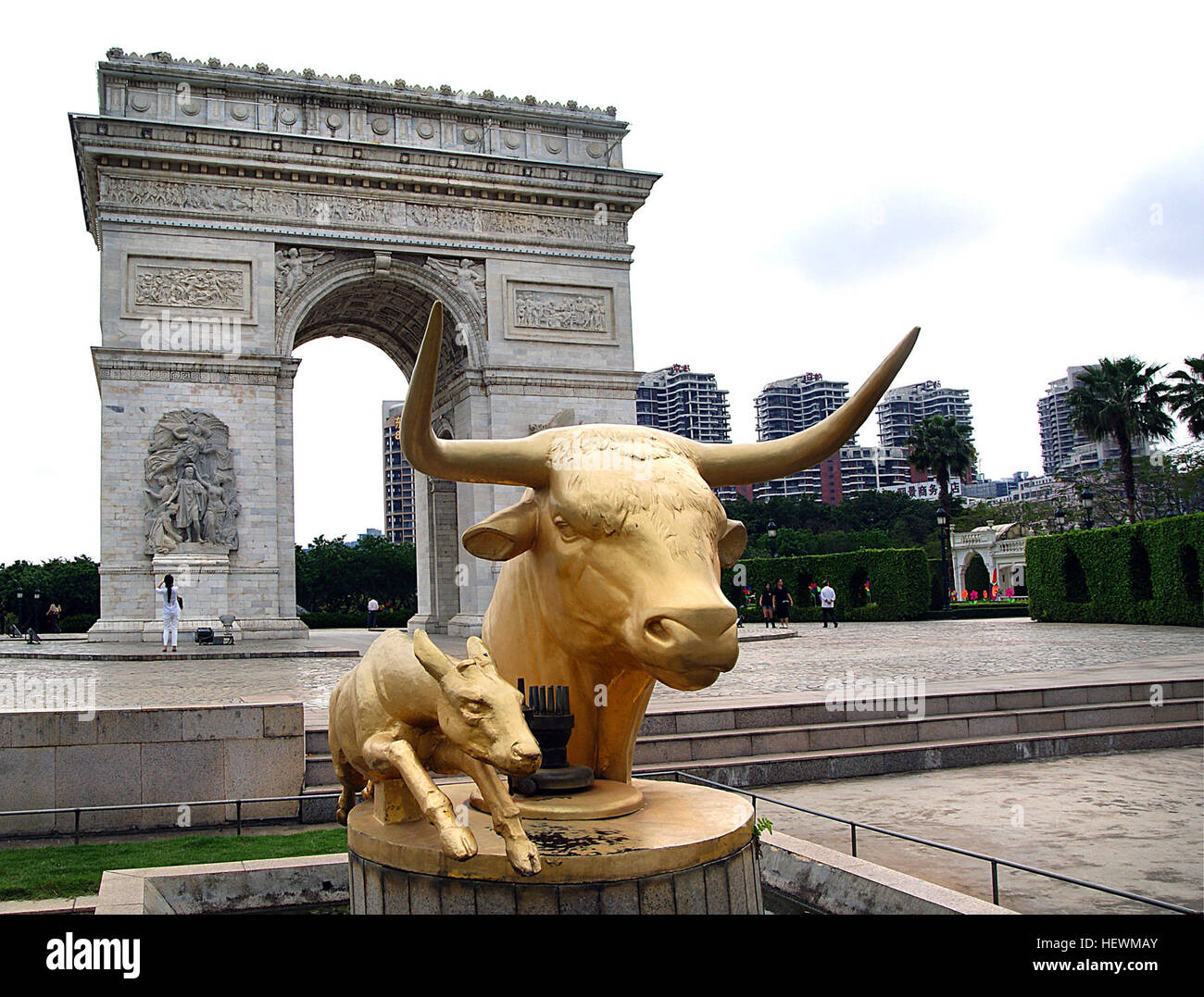 The Window of the World in Shenzhen, China, is a theme park featuring ...