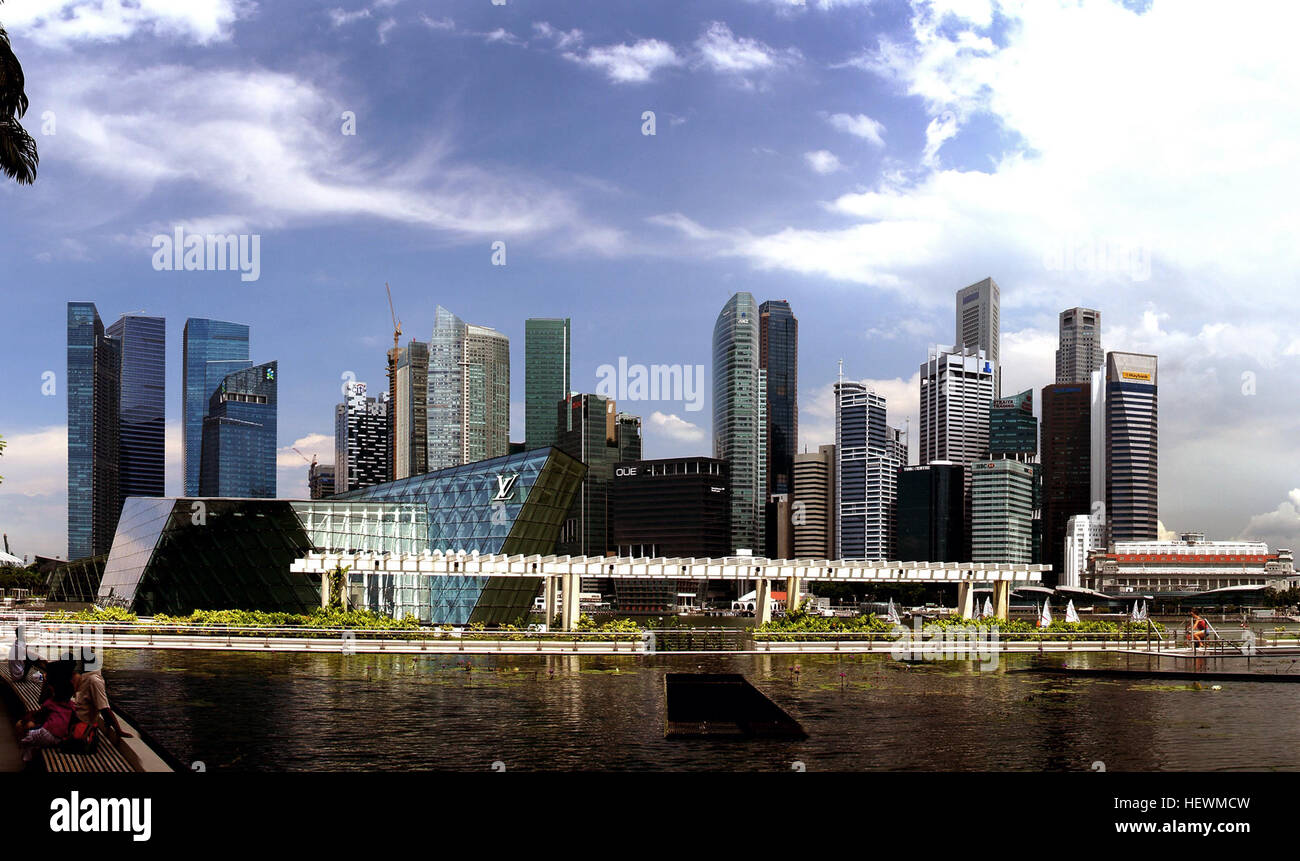 Combining the skyscrapers and subways of a modern, affluent city with a ...