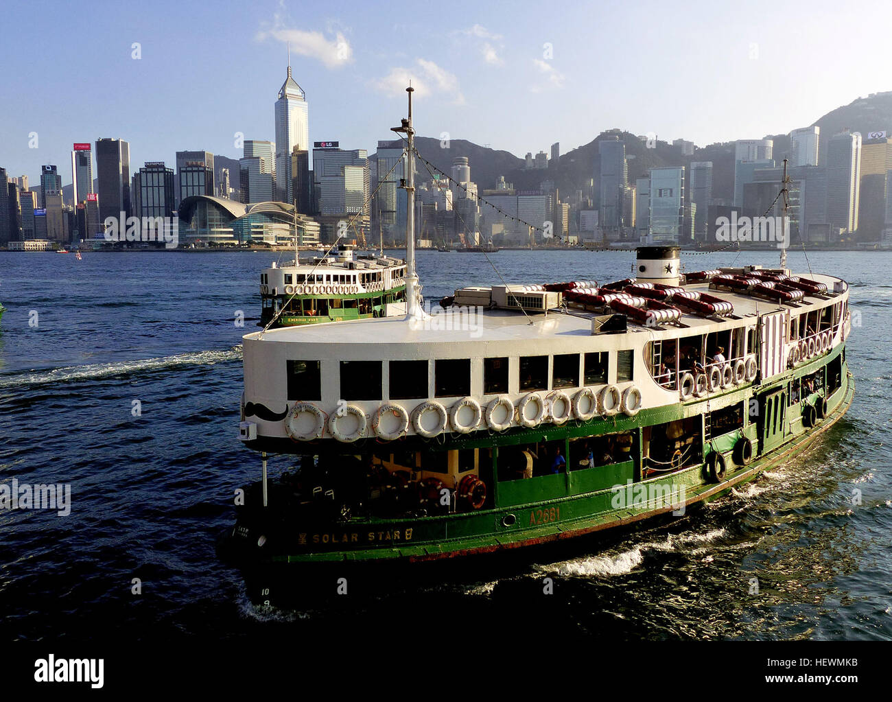 The Star Ferry boats, a historic mode of transportation, have been ...