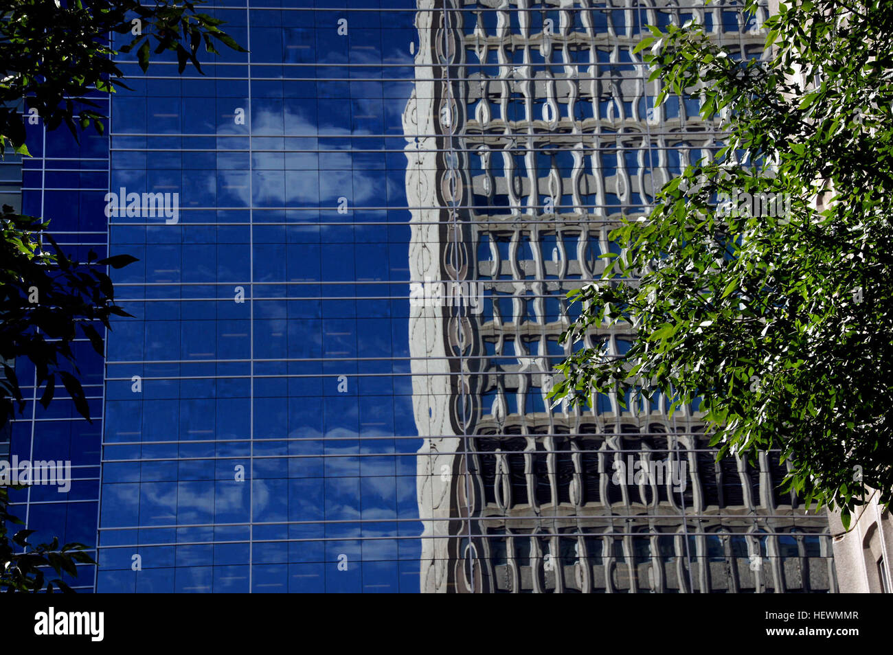 This photograph features the Bankers Hall in Calgary, Alberta, Canada ...