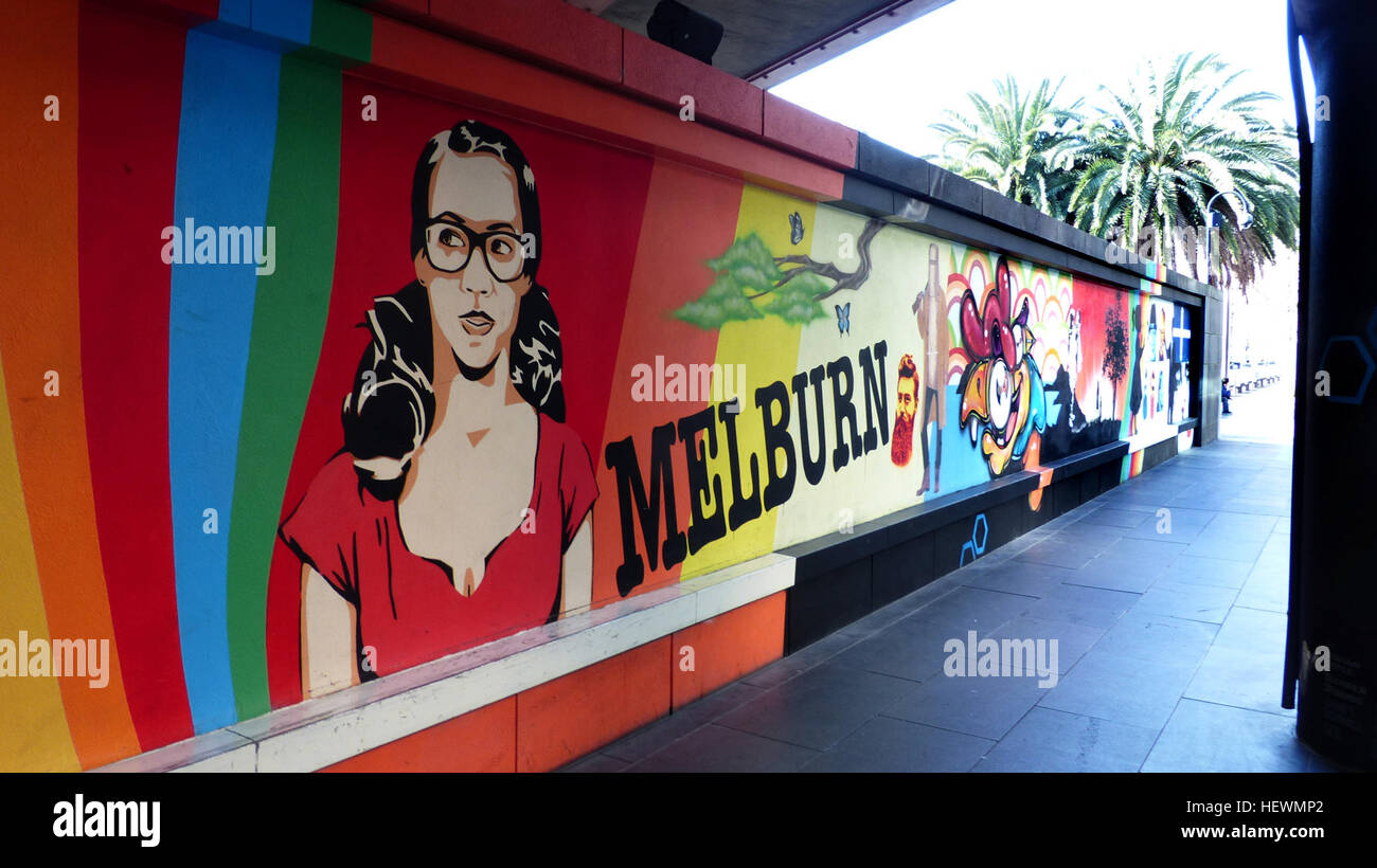 Melbournes murals hi-res stock photography and images - Alamy