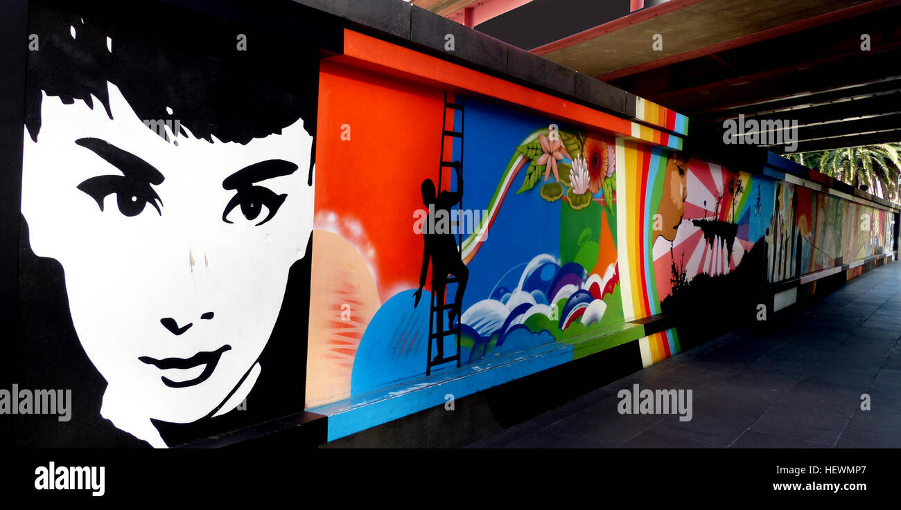 The Southbank Mural in Melbourne highlights the area’s transformation ...