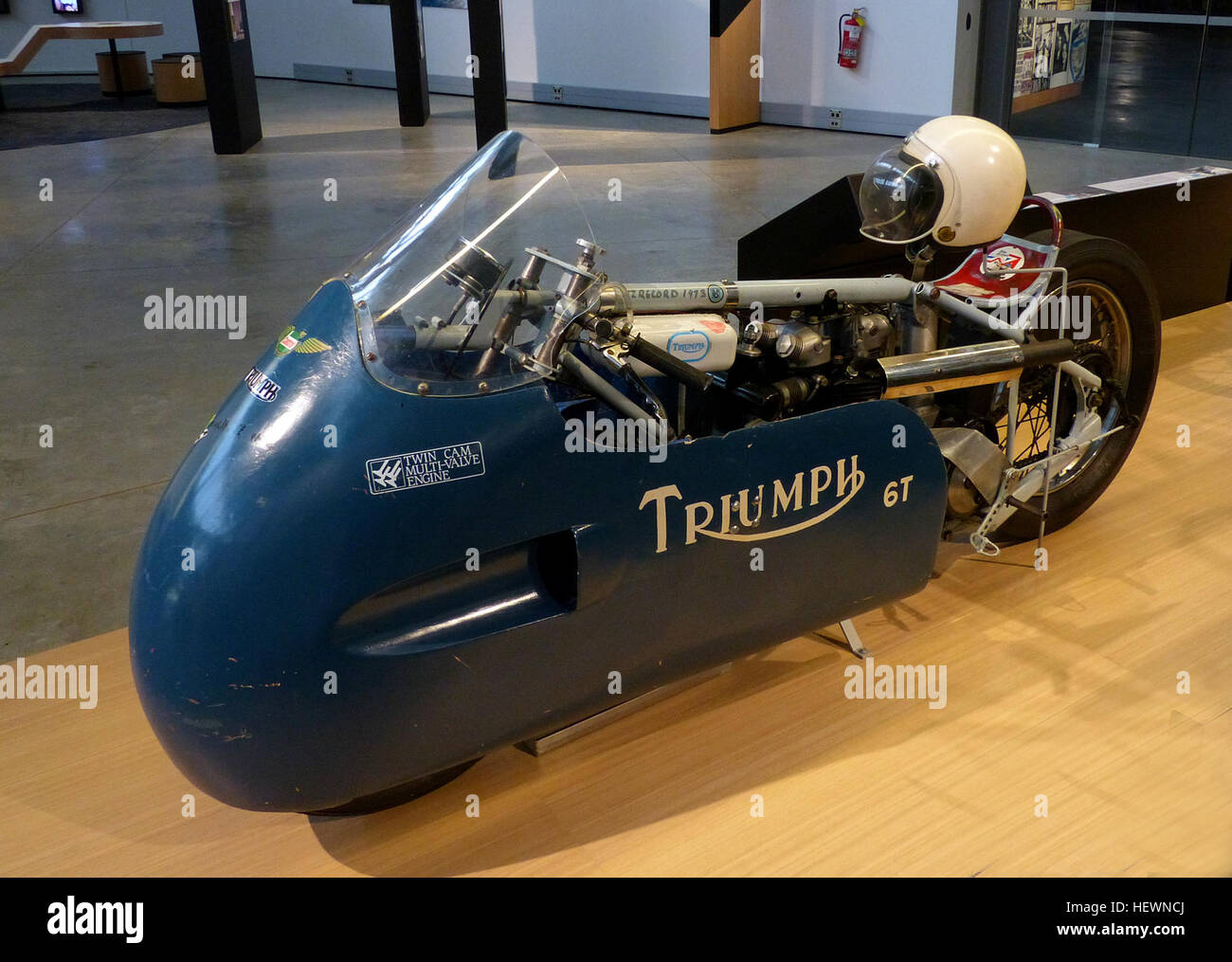 British triumph bikes hi-res stock photography and images - Alamy