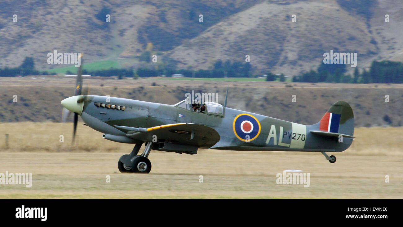 The Supermarine Spitfire Mk IXc, built at Castle Bromwich in 1943, is a ...