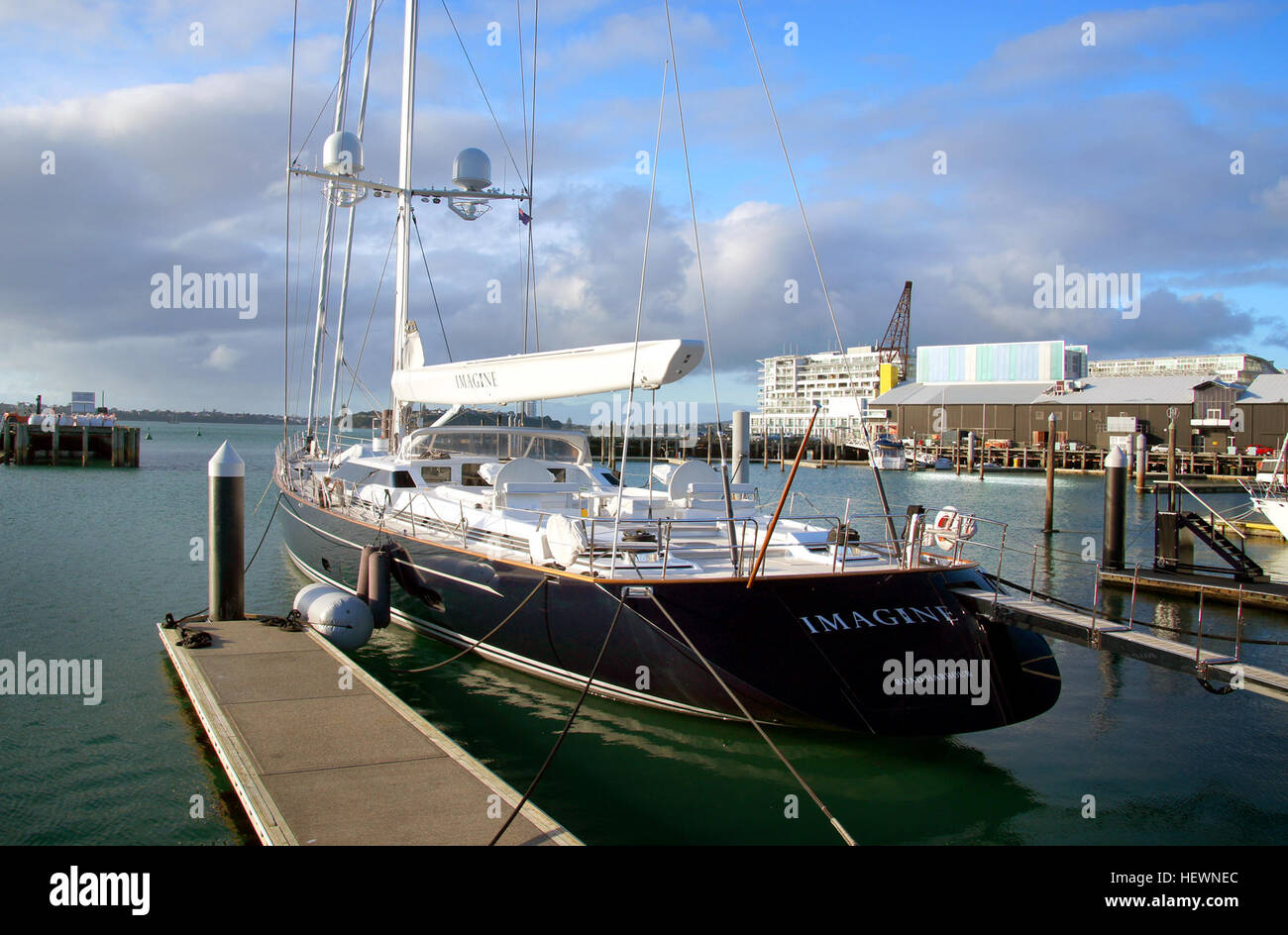 Imagine is a 44-meter (144.36ft) luxury sailing yacht built by Alloy ...