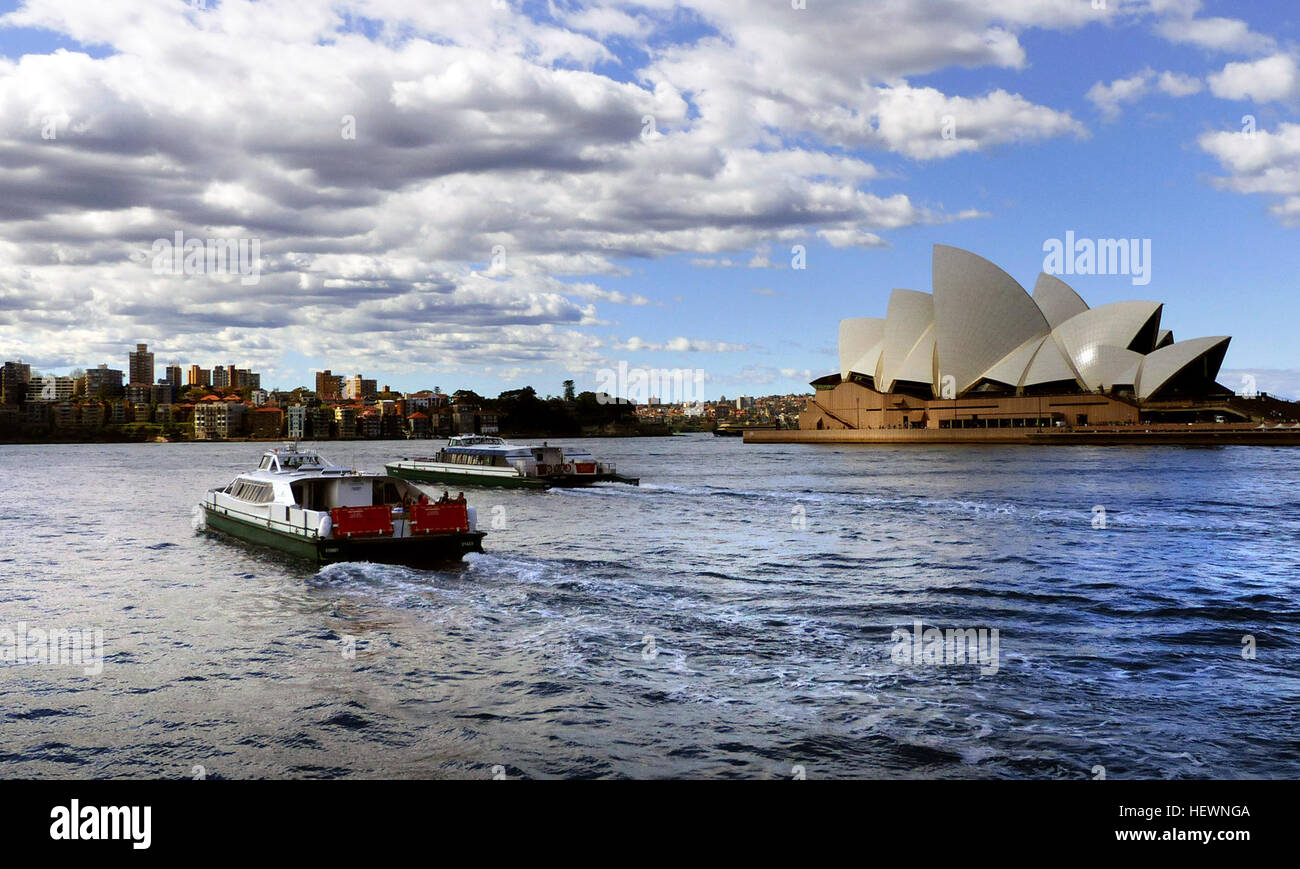 Circular Quay is a key ferry terminal in Sydney, Australia, located at ...