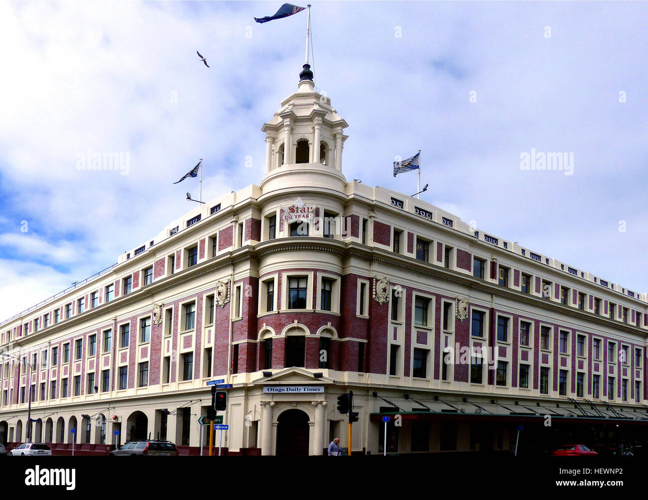 The Allied Press building, located on Lower Stuart Street in Dunedin ...