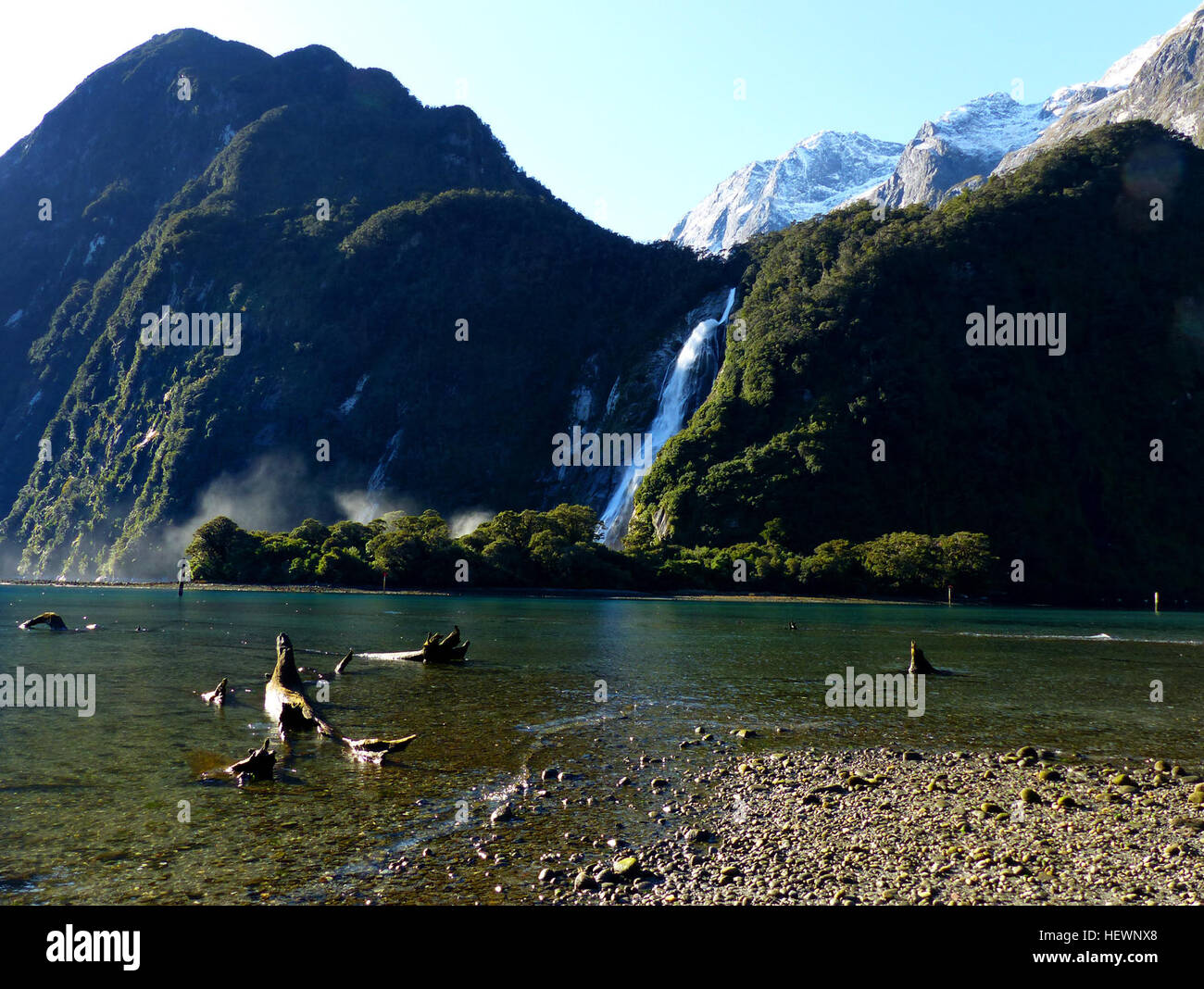 Milford Sound is the northern most of 14 fiords that make up the ...