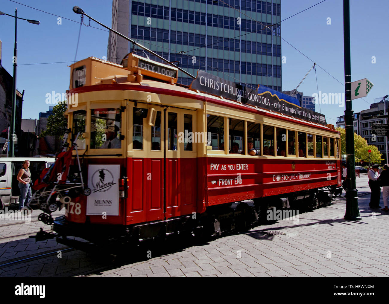 Tram 178, a 'Brill' model, built in 1921, was converted for one-person ...