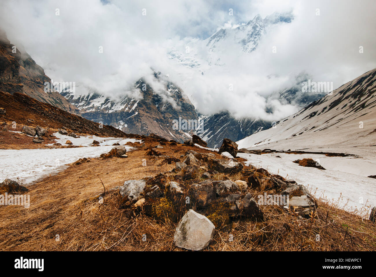 ABC trek (Annapurna Base Camp trek), Nepal Stock Photo - Alamy