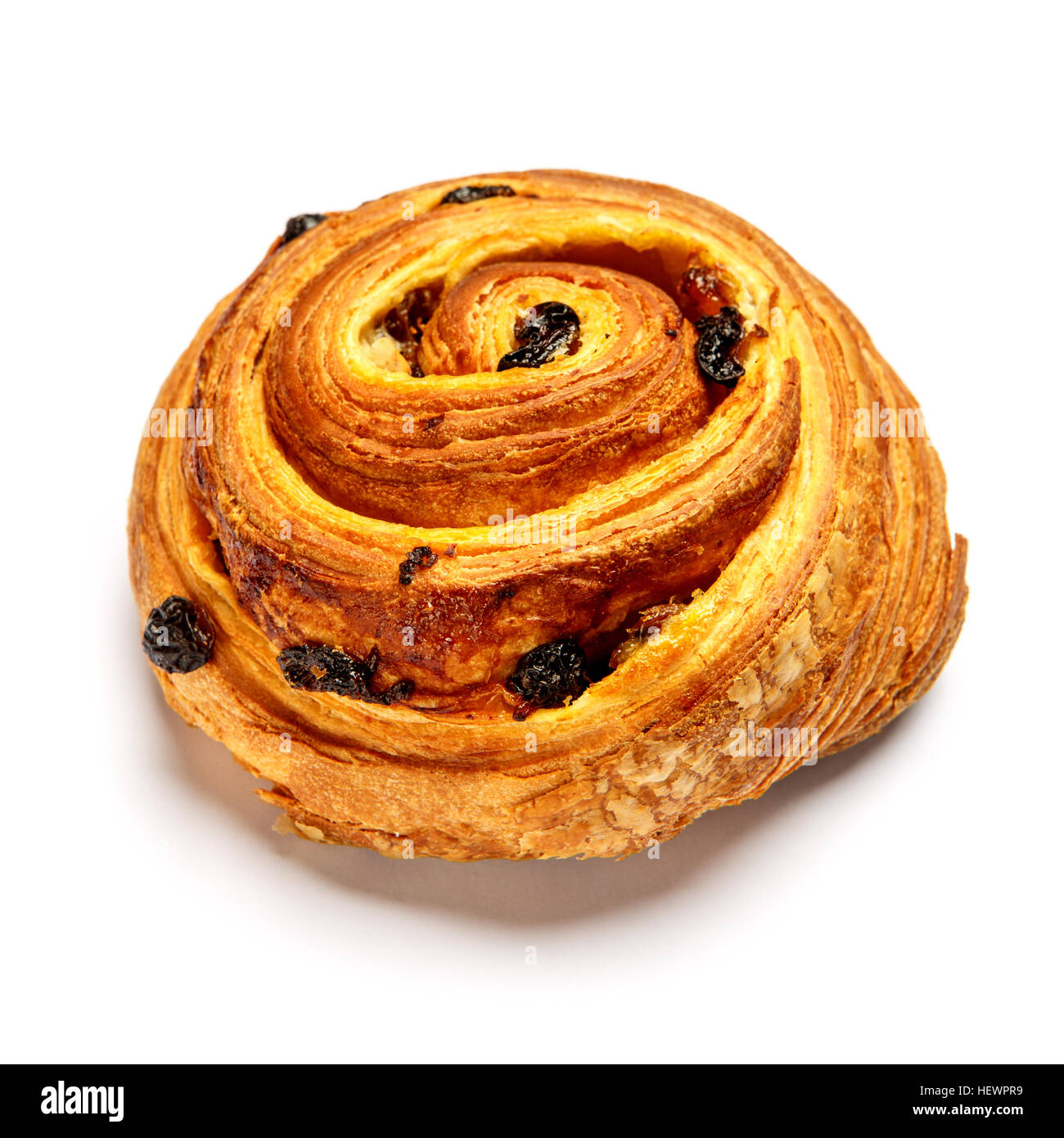 fresh Danish cinnabone on white background Stock Photo - Alamy