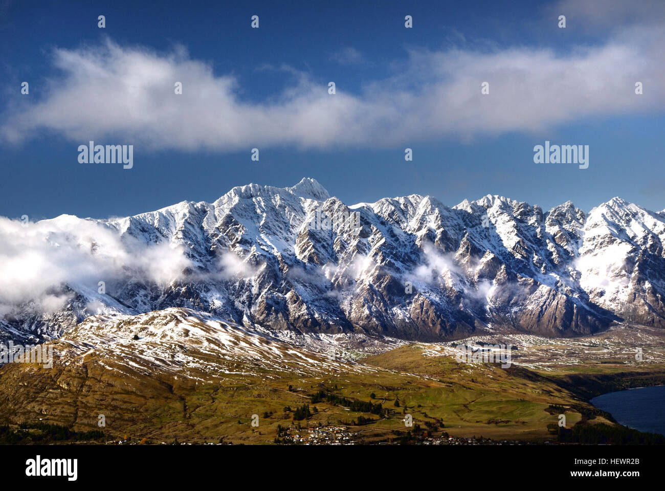 This photograph captures the breathtaking landscape of Queenstown, New ...