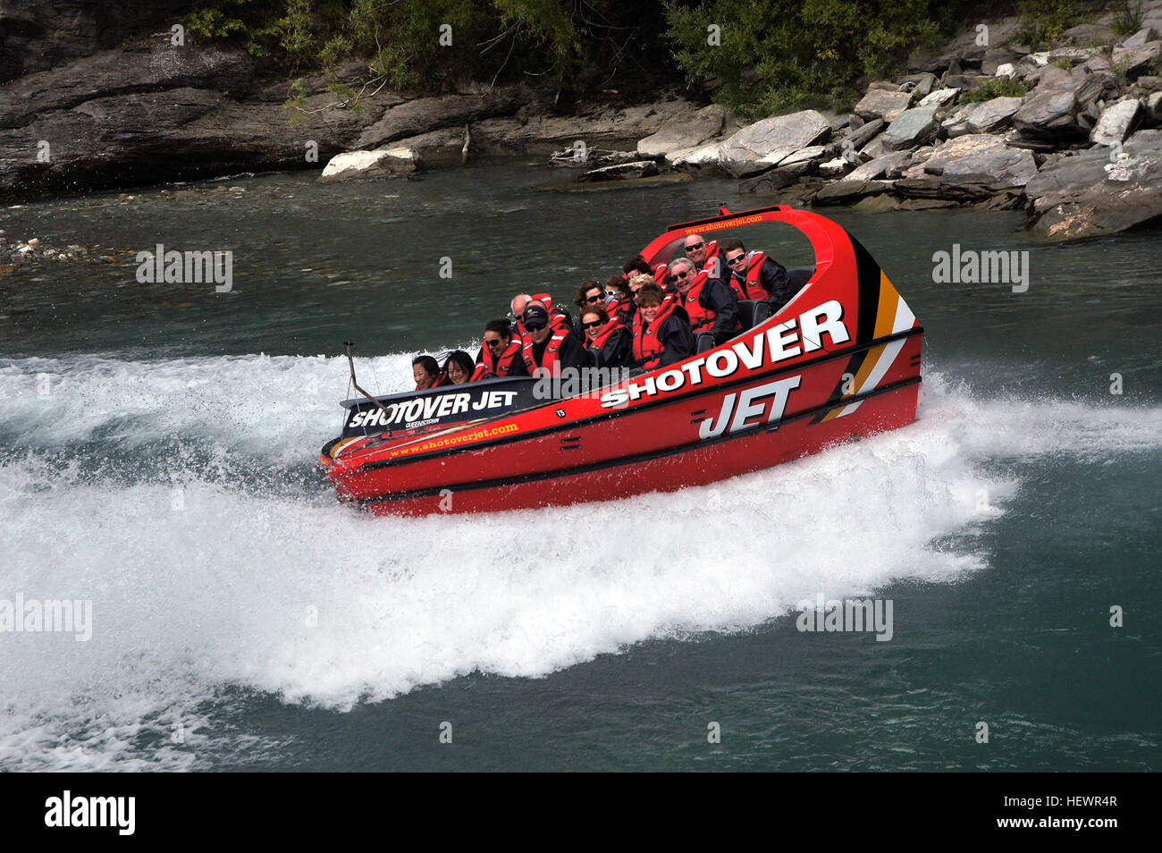 Jetboats, developed by Sir William Hamilton in 1954, use waterjets for ...