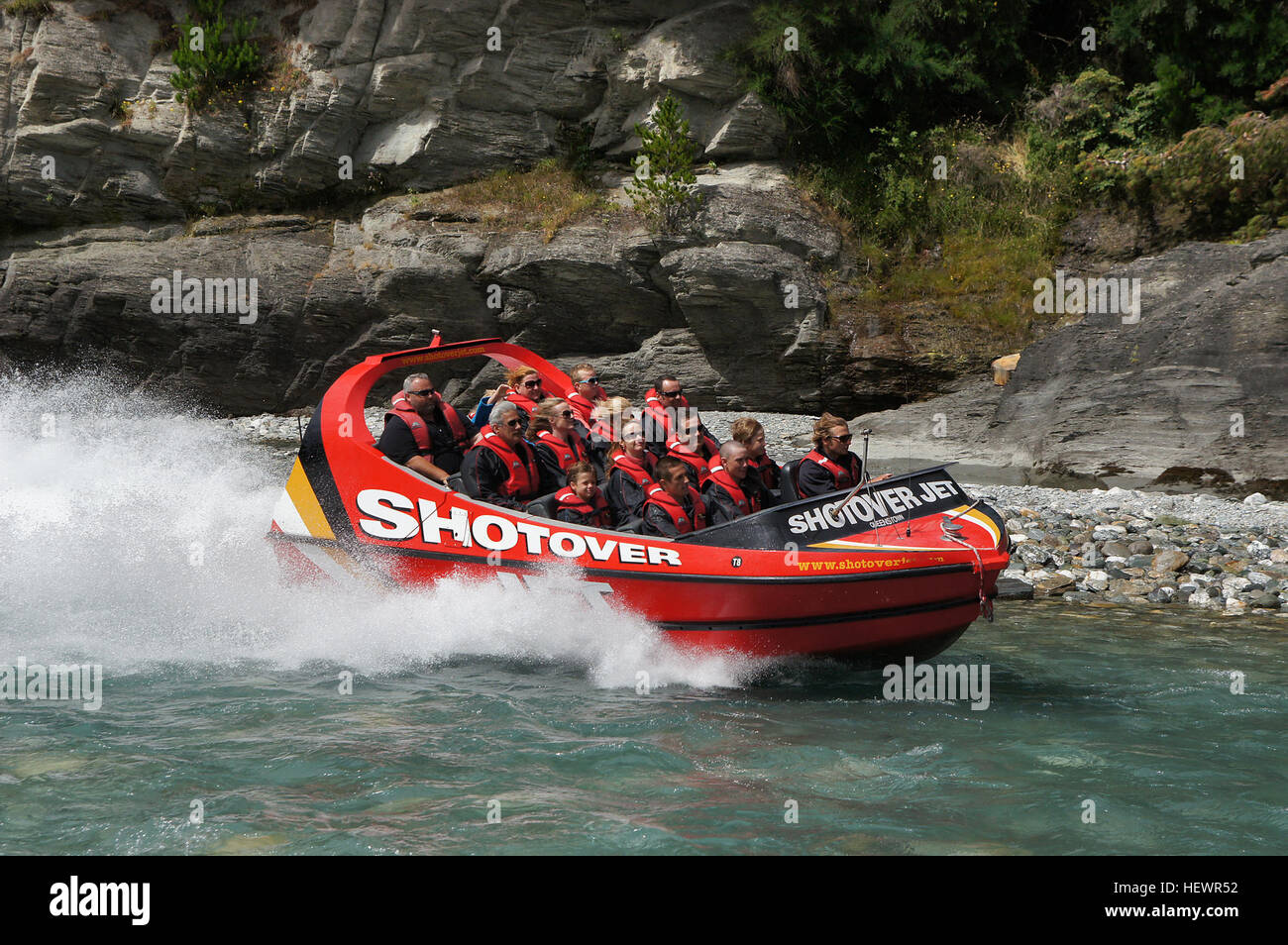 Shotover jet boat hi-res stock photography and images - Alamy